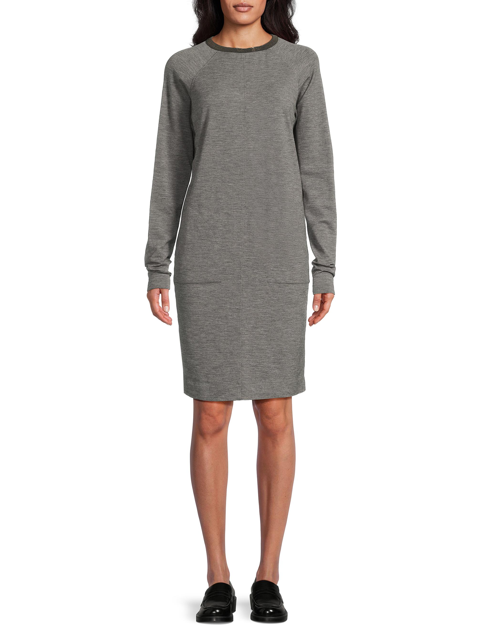 Click here for Brunello Cucinelli Womens Wool-Blend Knee-Length D... prices