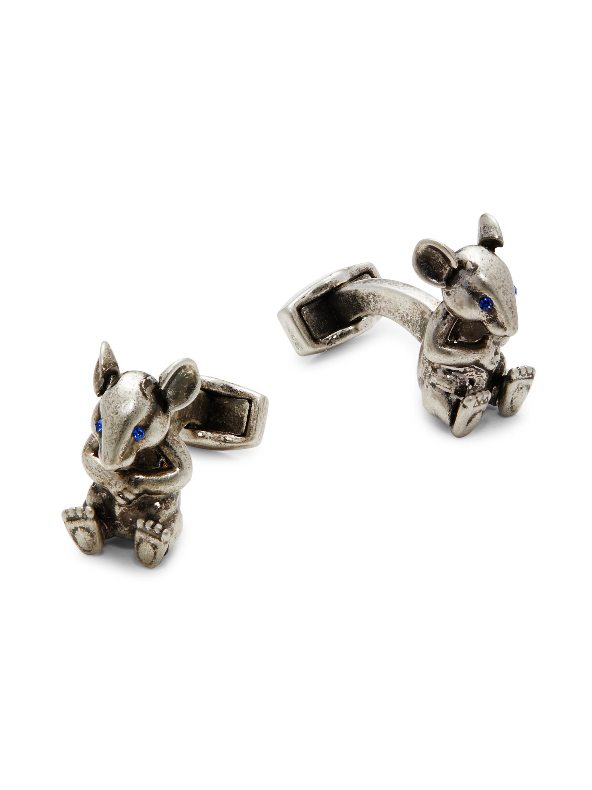 Click here for Tateossian Mens Rt Oxidized & Mouse Cufflinks prices