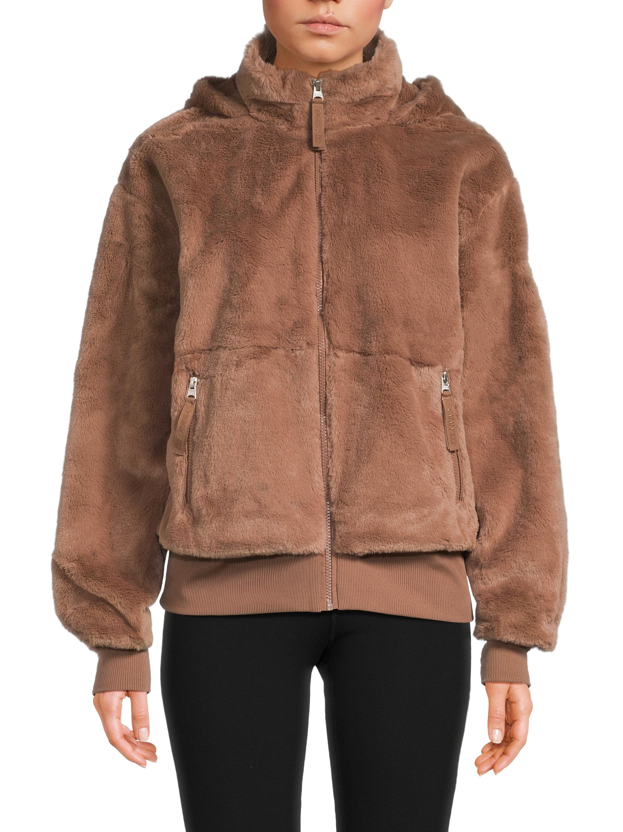 Click here for Tommy Hilfiger Sport Womens Faux-Fur Hooded Zip Ja... prices