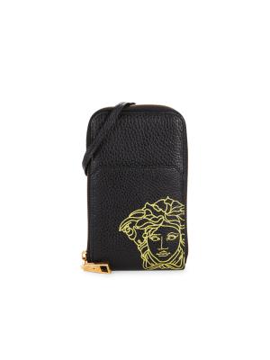 Versace Medusa Lanyard Zip Around Wallet on SALE | Saks OFF 5TH