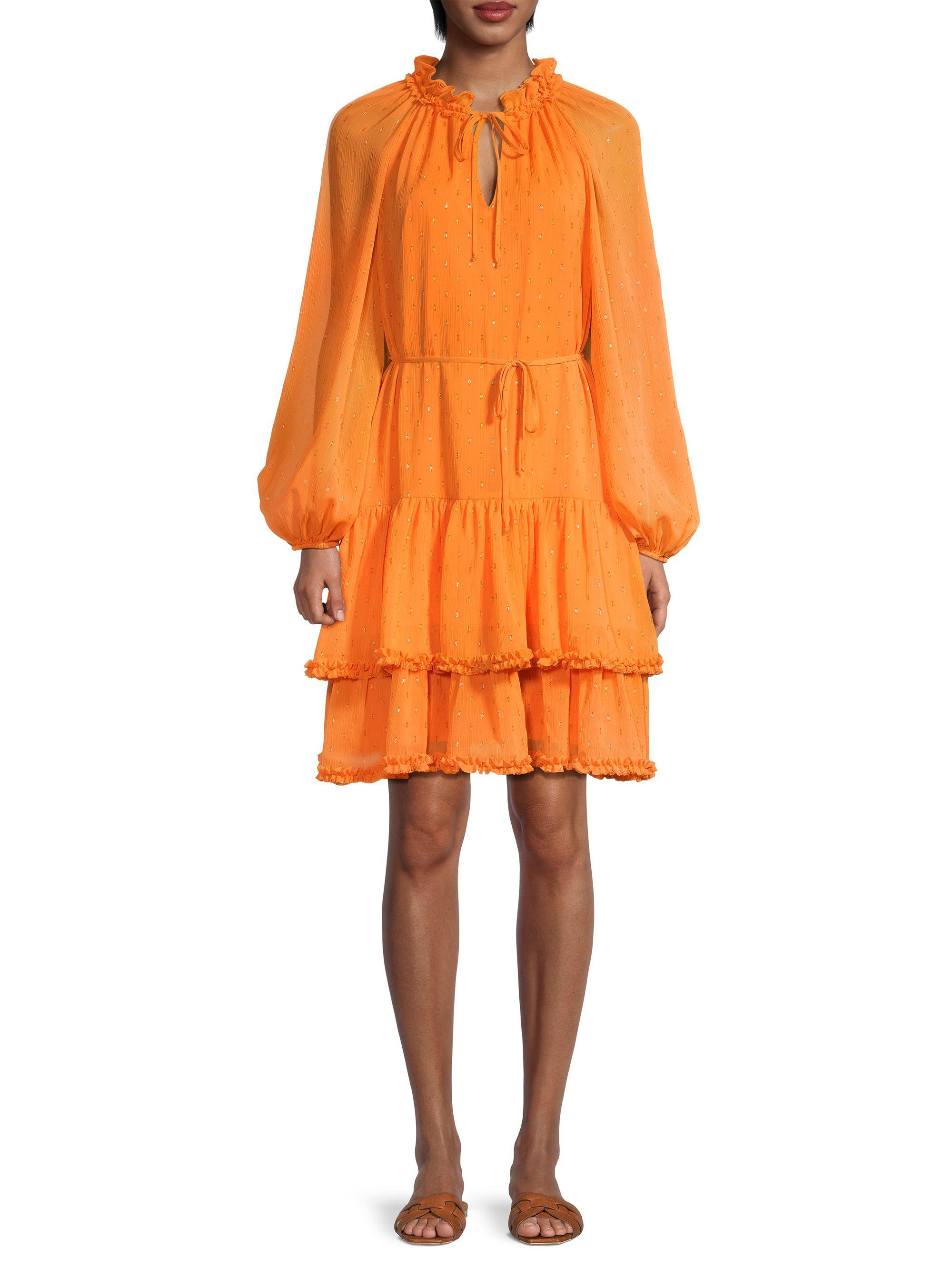 Click here for Kobi Halperin Womens Sophia Clip Dot Blouson Dress... prices