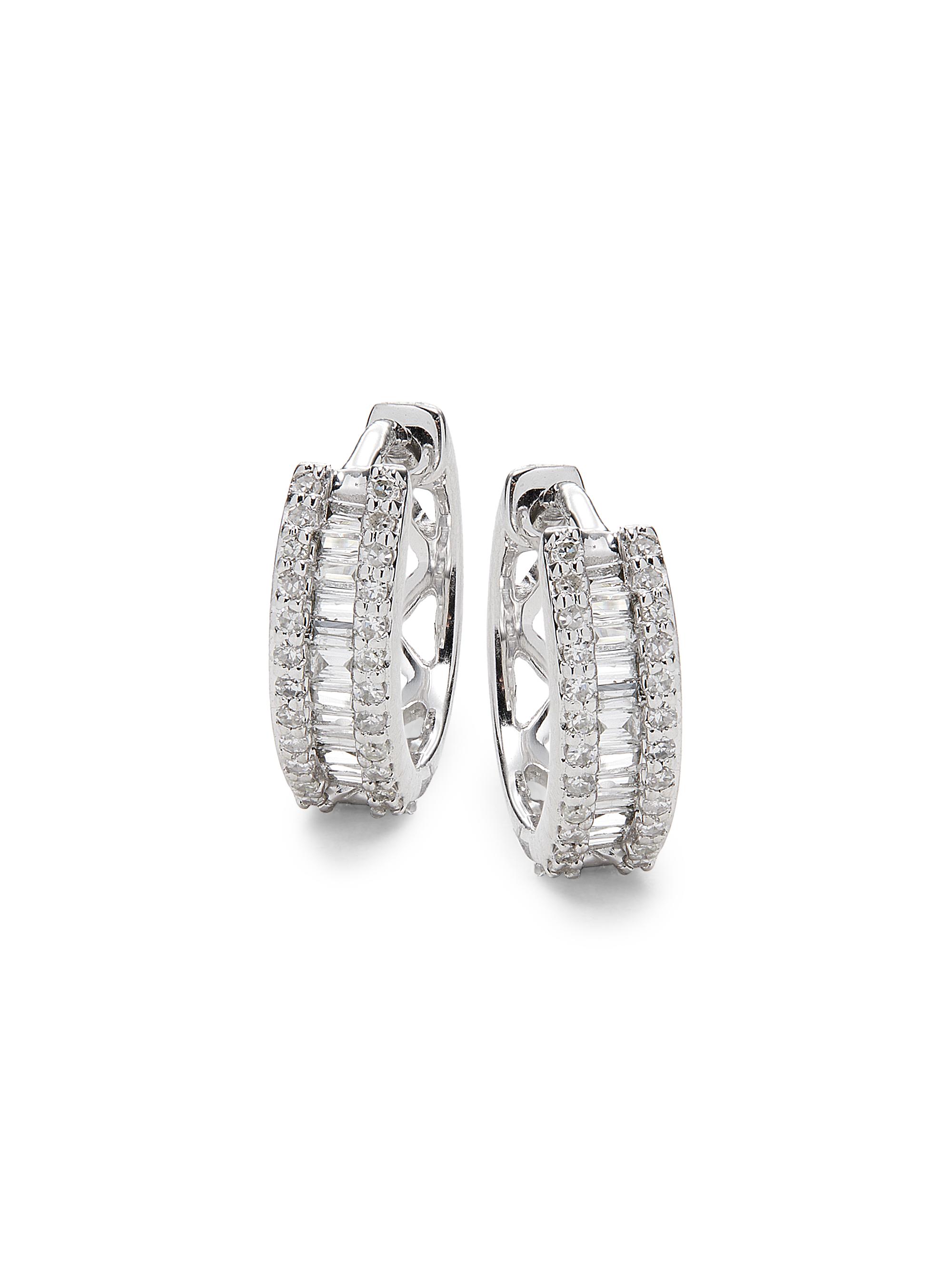 Click here for Effy Womens 14K White Gold & 0.22 TCW Diamond Halo... prices