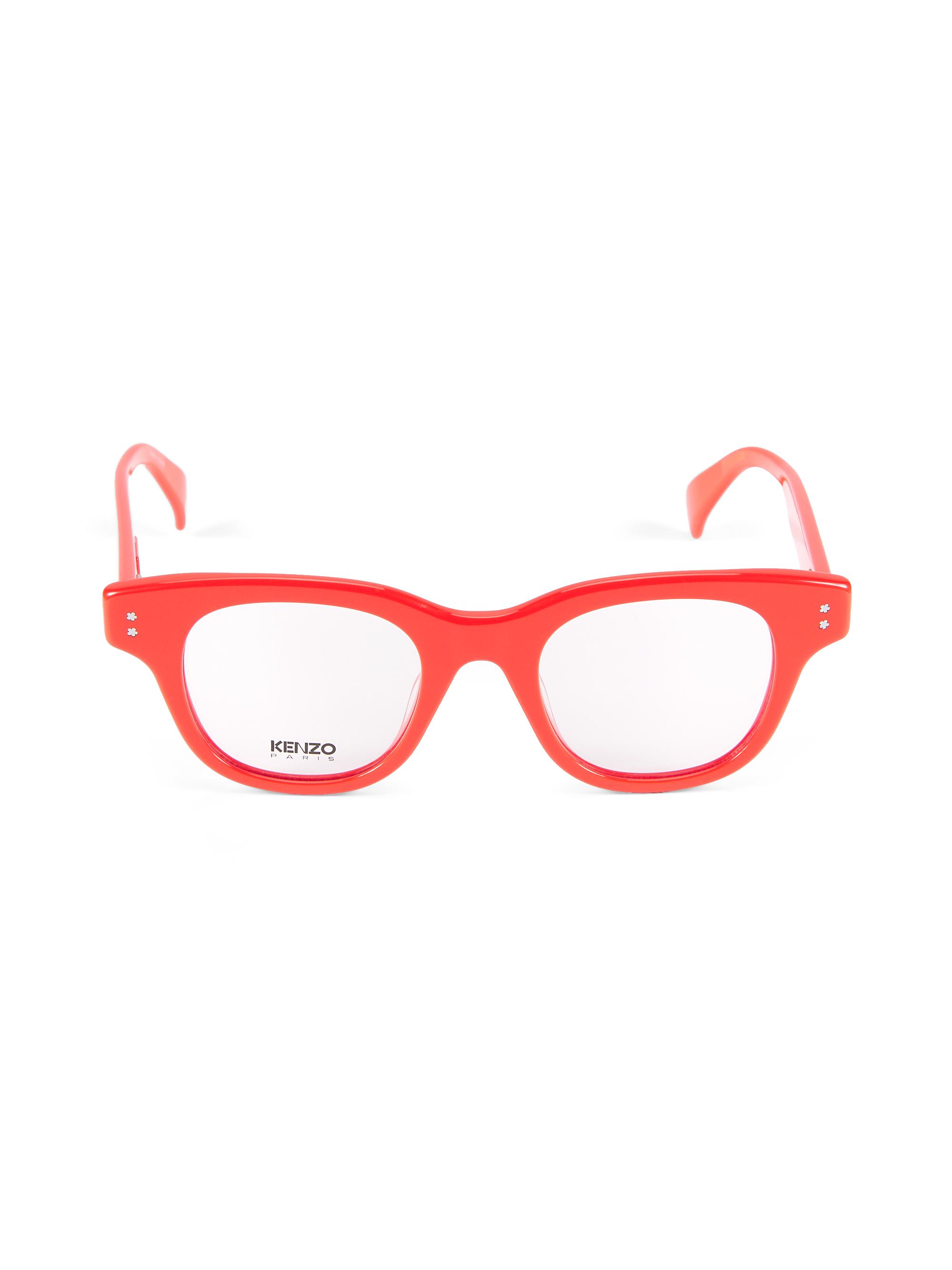 Click here for Kenzo 67MM Oval Eyeglasses - Red prices