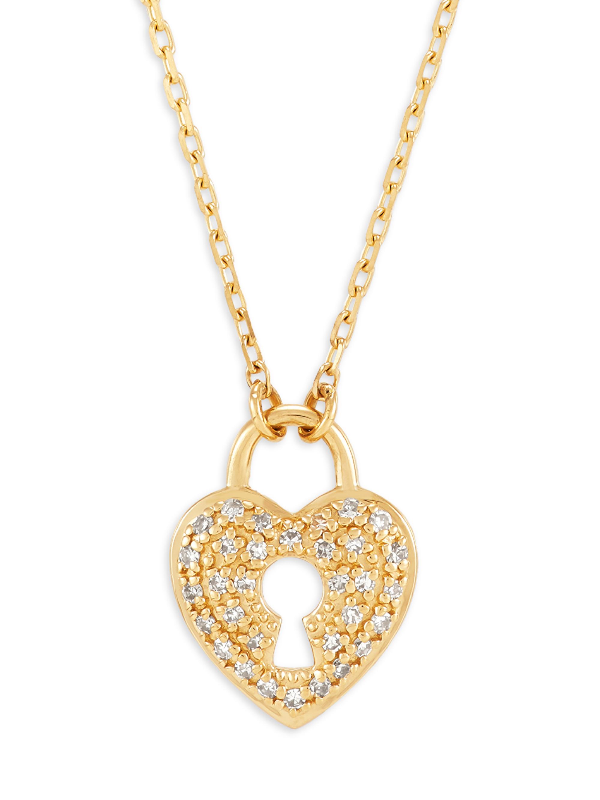 Click here for Saks Fifth Avenue Womens 14K Yellow Gold & 0.1 TCW... prices