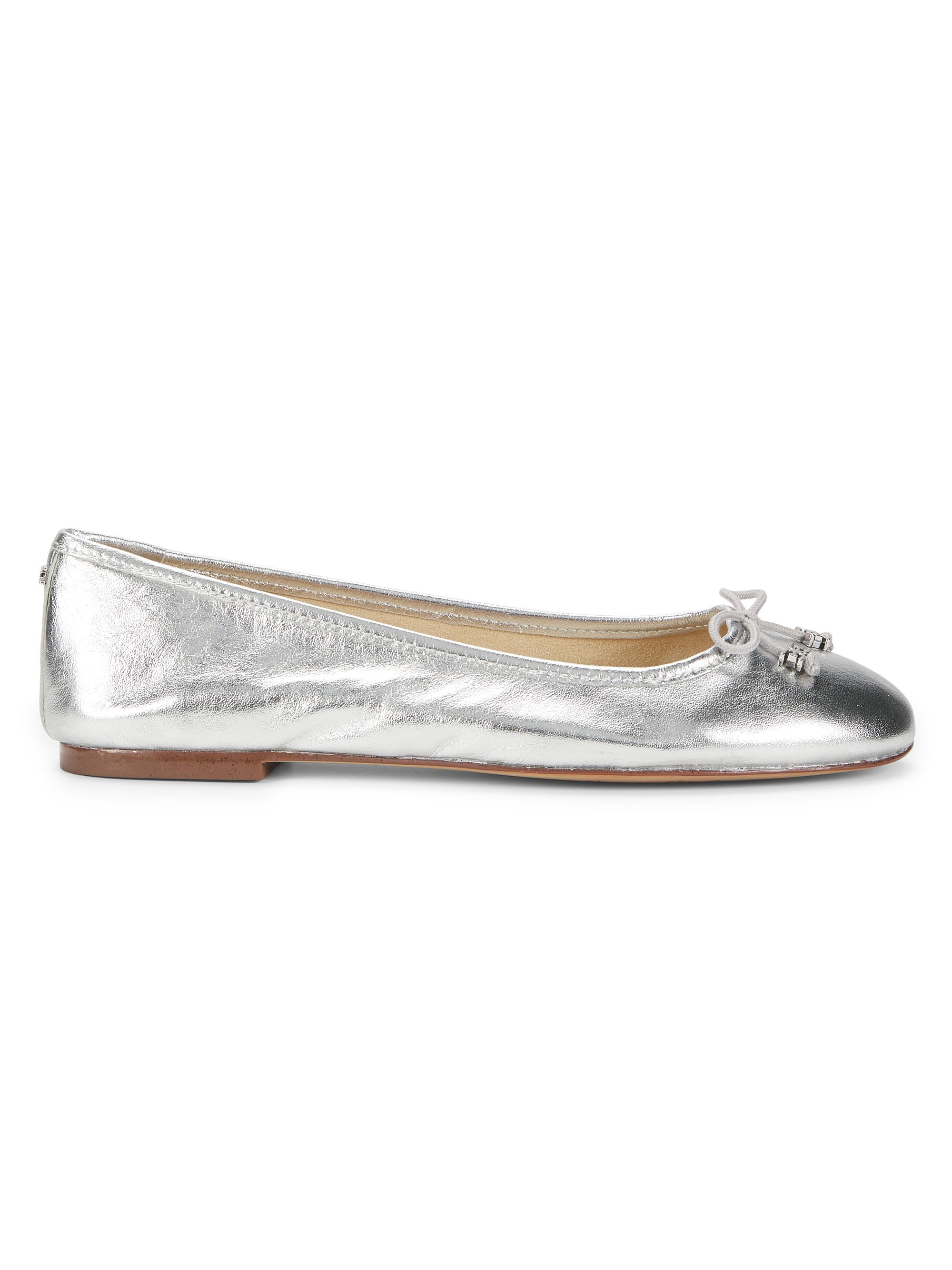 Click here for Sam Edelman Womens Embellished Leather Ballet Flat... prices