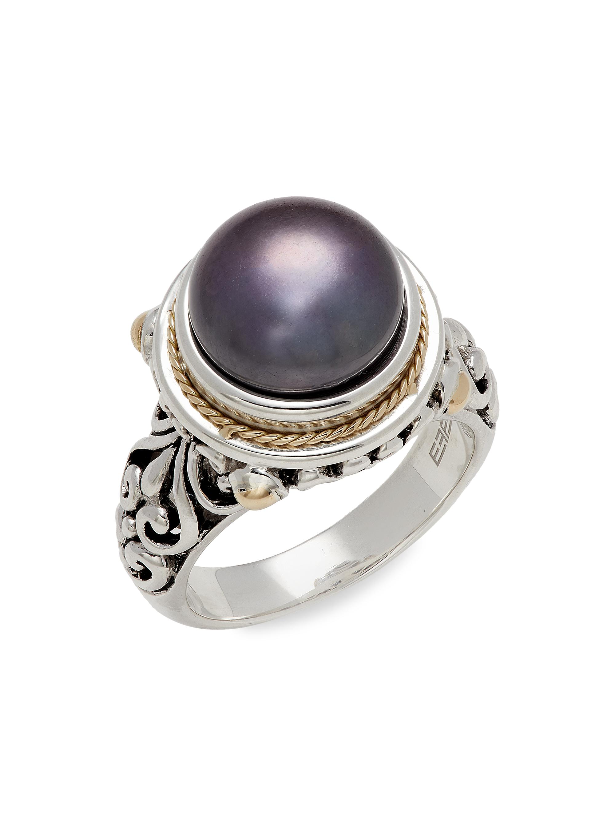 Click here for Effy Womens Sterling Silver  18K Yellow Gold & 12M... prices