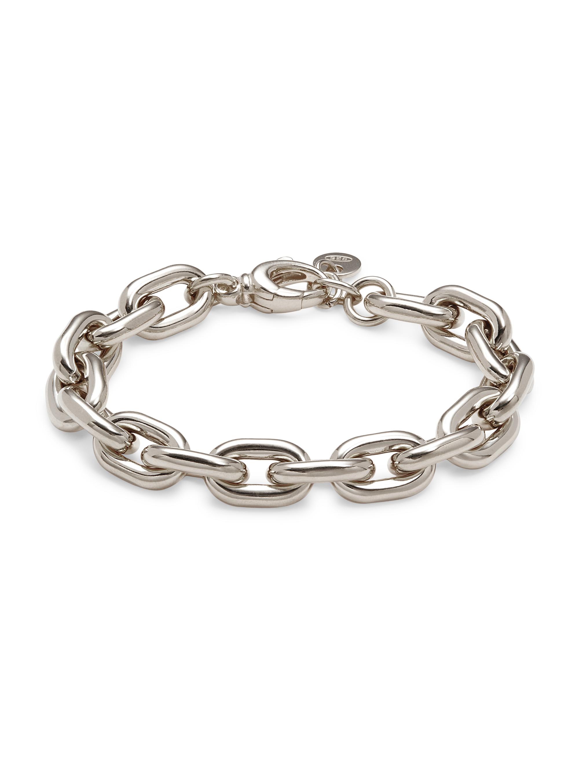 Click here for Effy Eny Womens Sterling Silver Link Chain Bracele... prices