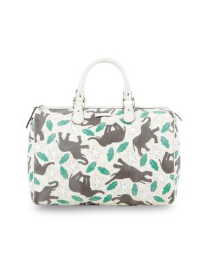 Gucci Elephant Print Canvas Top Handle Bag on SALE | Saks OFF 5TH