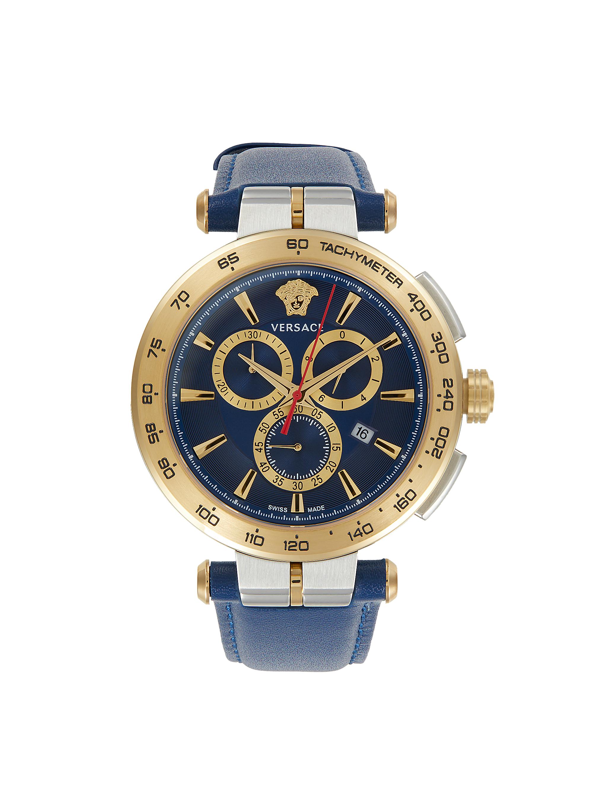 Click here for Versace Mens Aion Chrono 45MM Two Tone Stainless S... prices