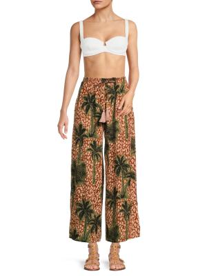 True Destinations Tree Print Pants on SALE | Saks OFF 5TH