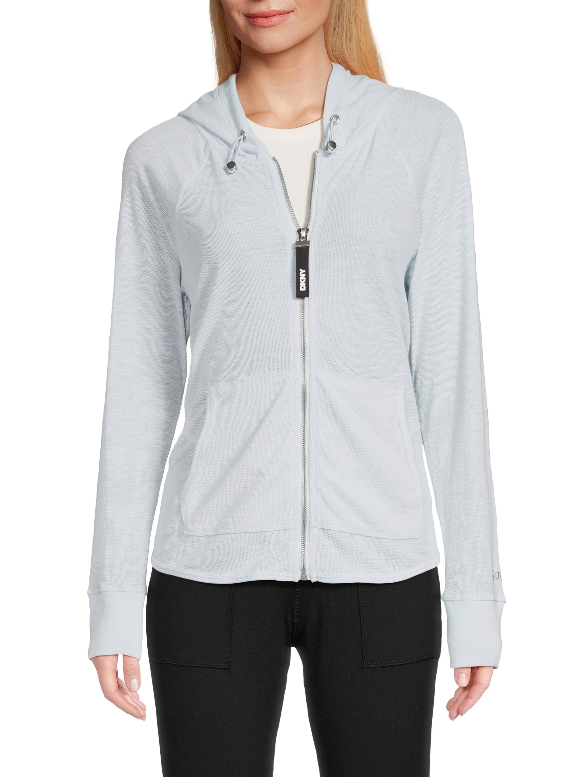 Click here for Dkny Sport Womens Exposed Seam Jacket - Skyway Blu... prices