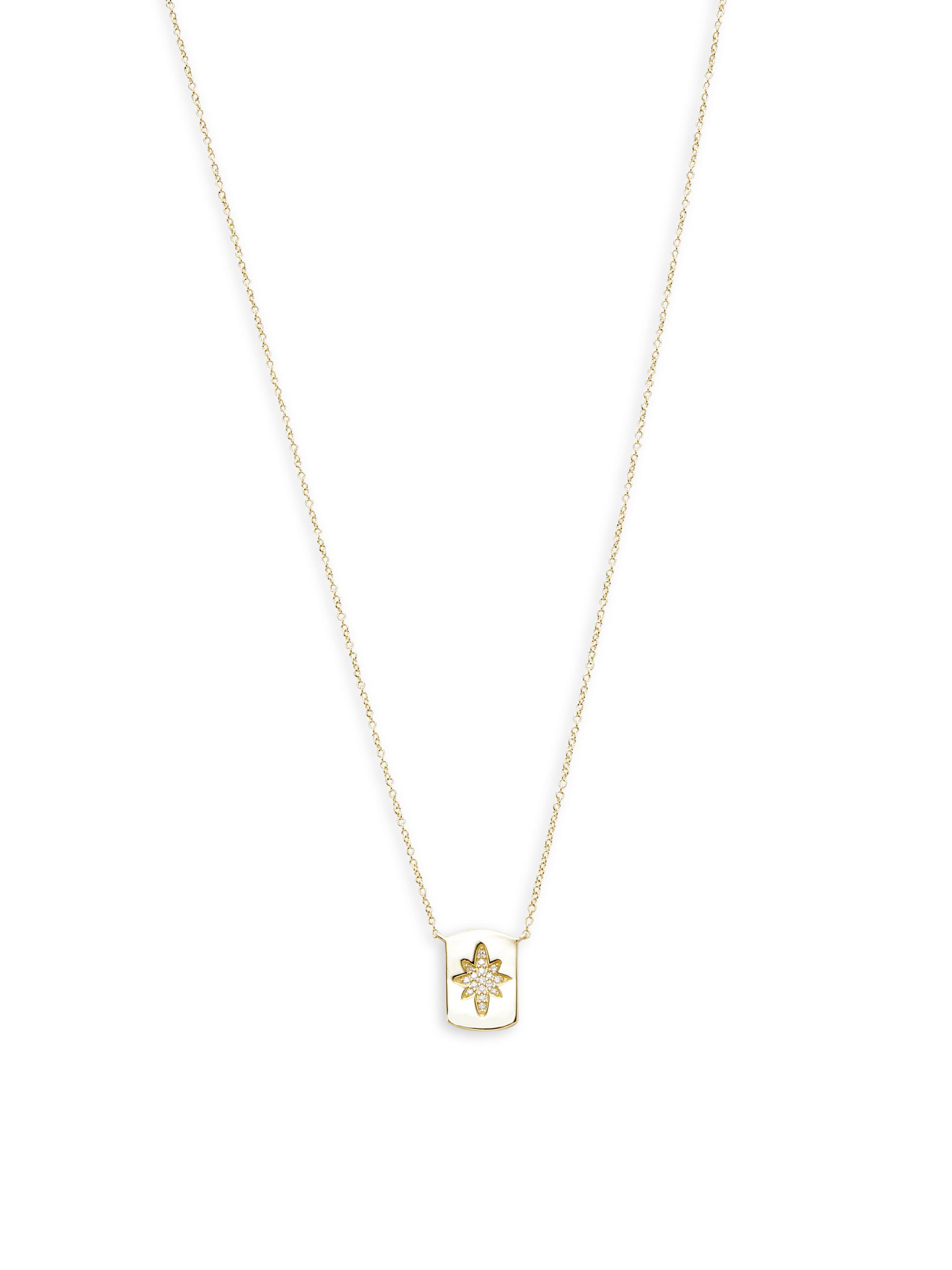 Click here for Saks Fifth Avenue Womens 14K Yellow Gold & 0.05 TC... prices