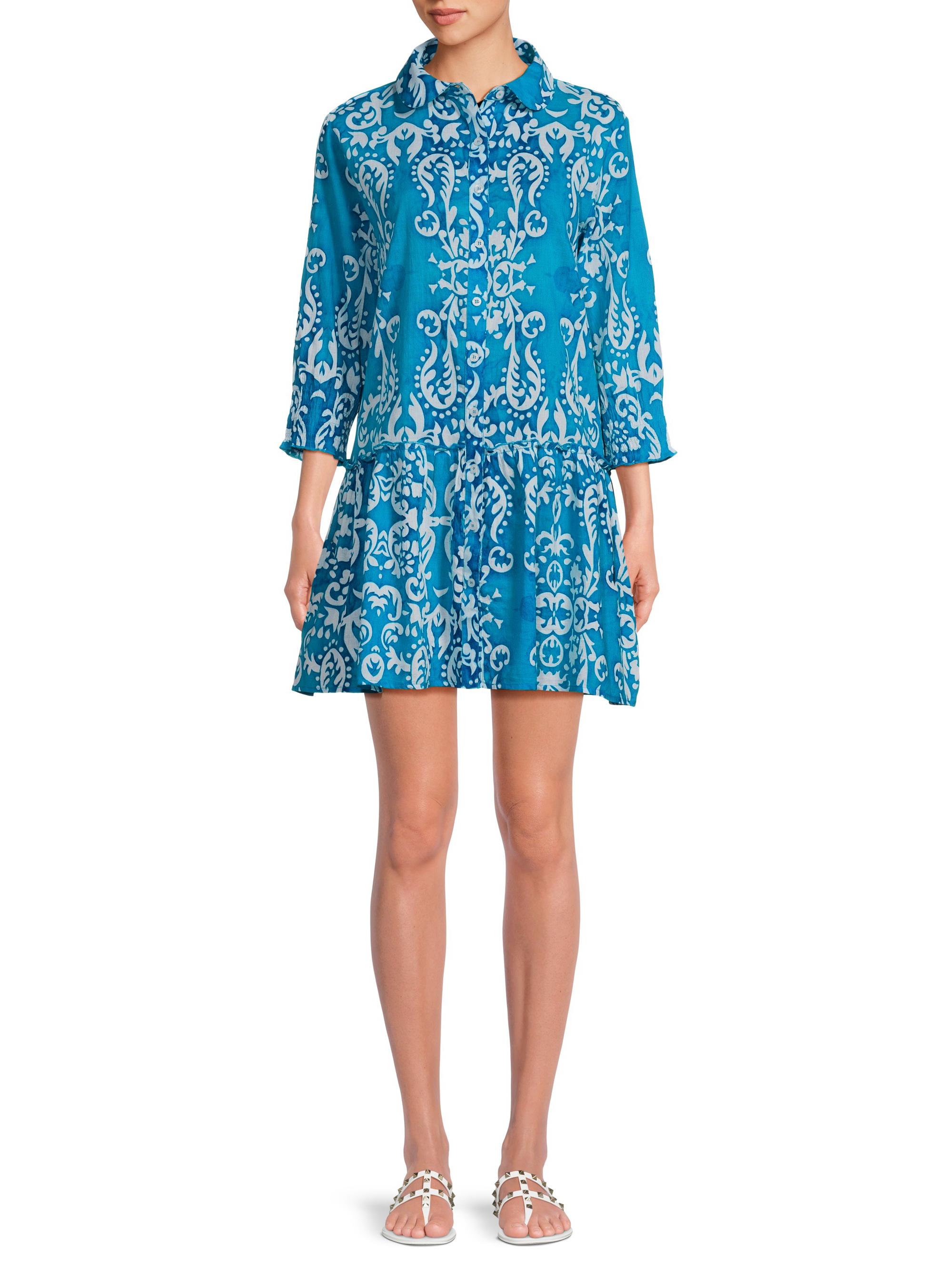 Click here for La Moda Clothing Womens Drop Waist Mini Shirt Dres... prices