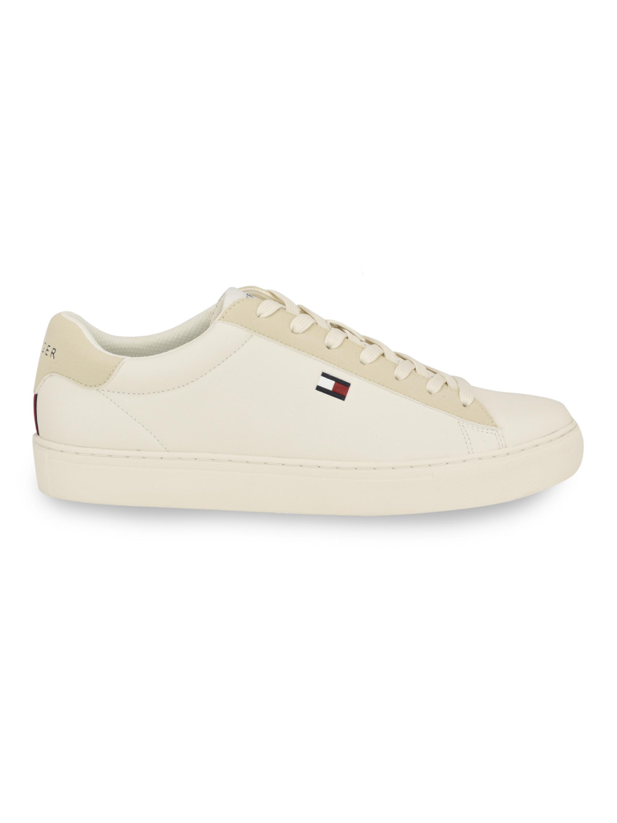 Click here for Tommy Hilfiger Mens Faux Leather Low Top Sneakers... prices