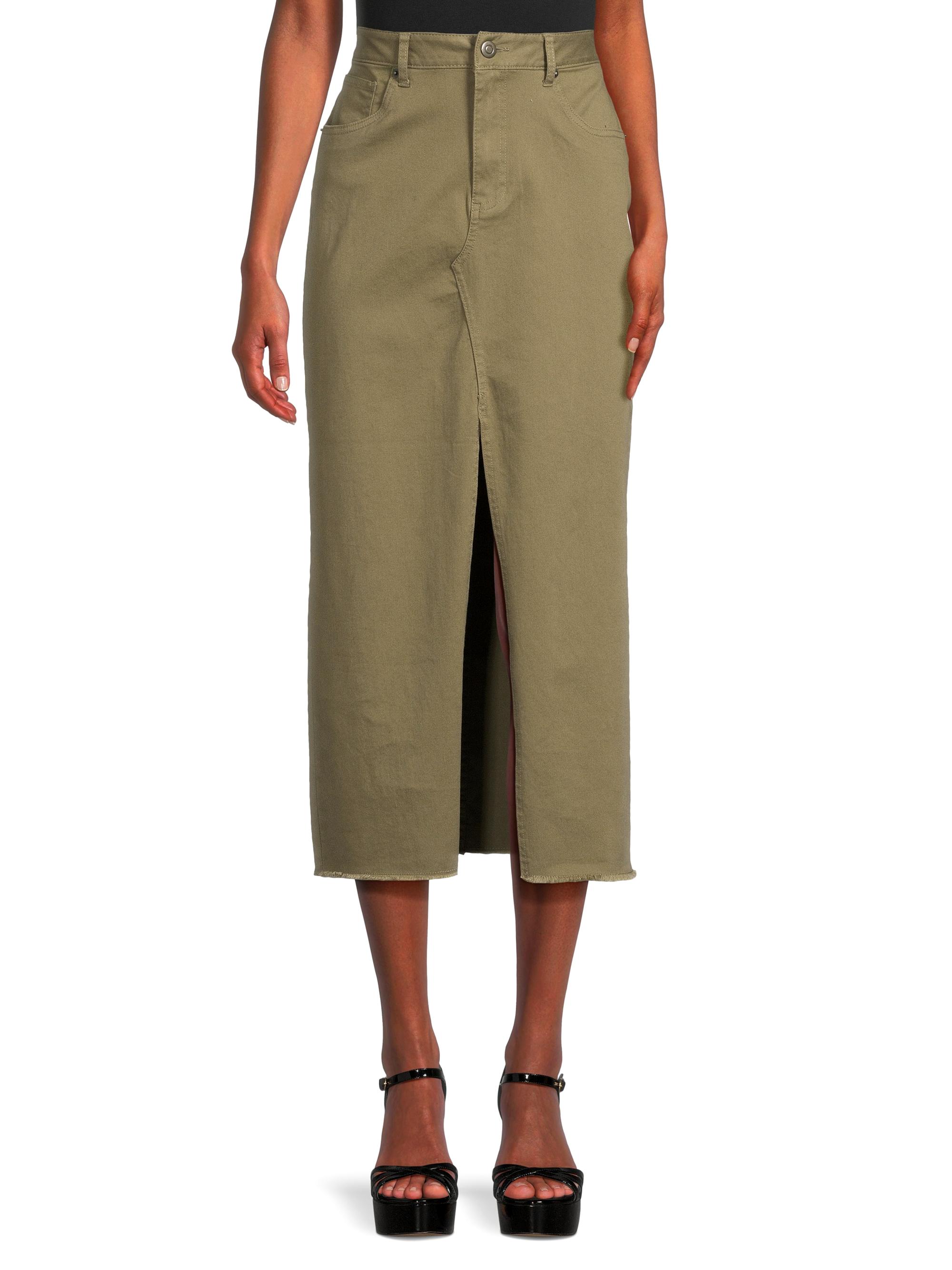 Click here for RD Style Womens Seraphina Midi Skirt - Olive - Siz... prices