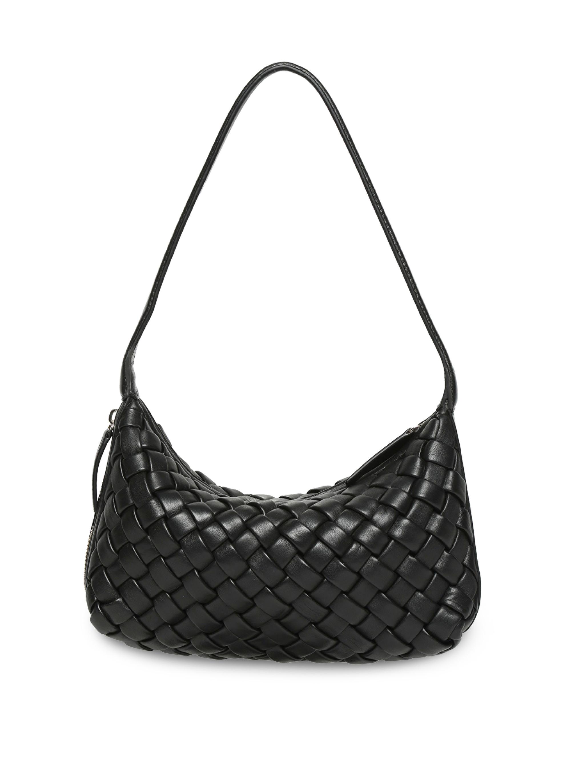 Click here for Walter Baker Womens Hazel Leather Shoulder Bag - B... prices