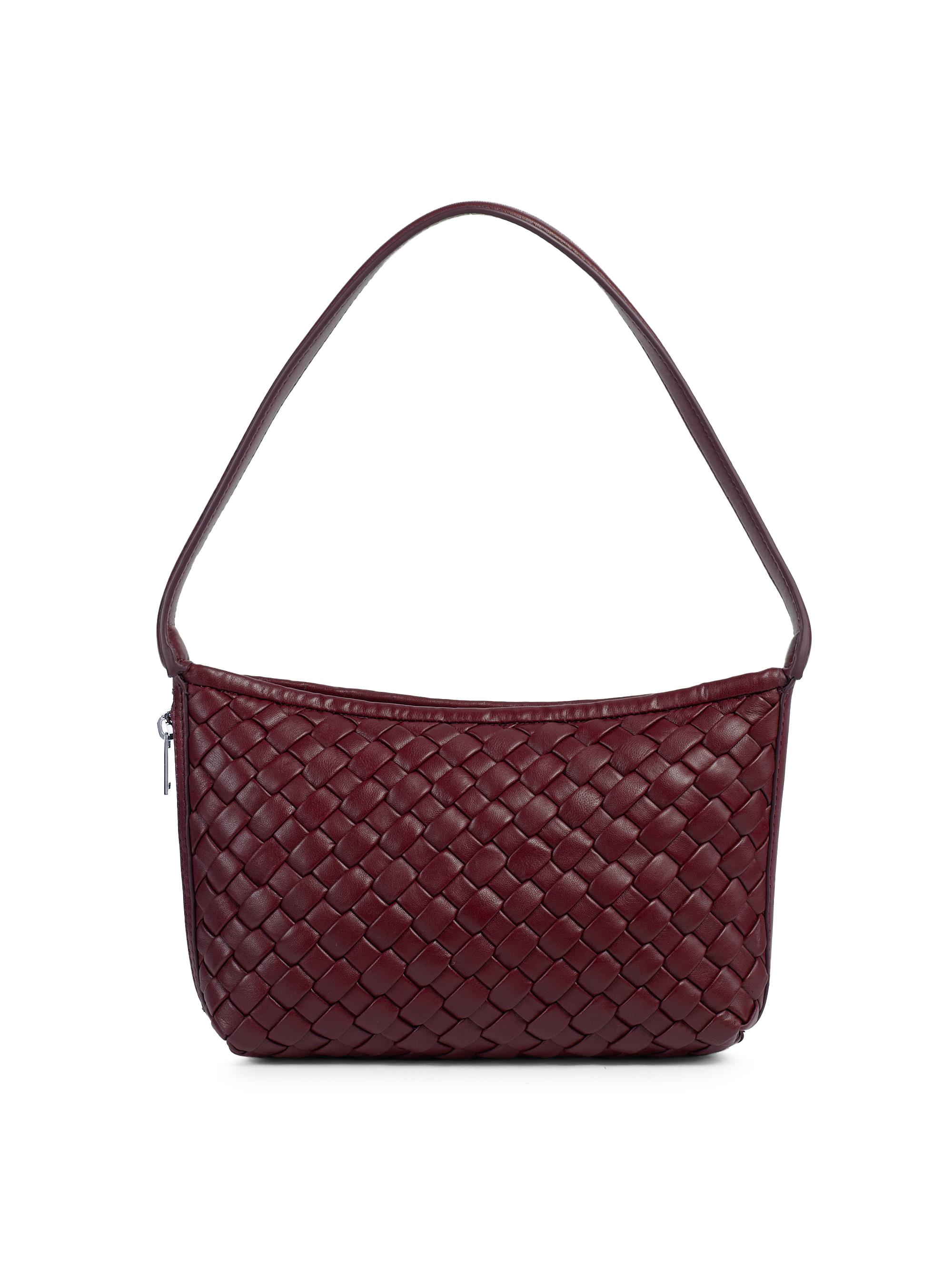 Click here for Walter Baker Womens Hazel Leather Shoulder Bag - B... prices