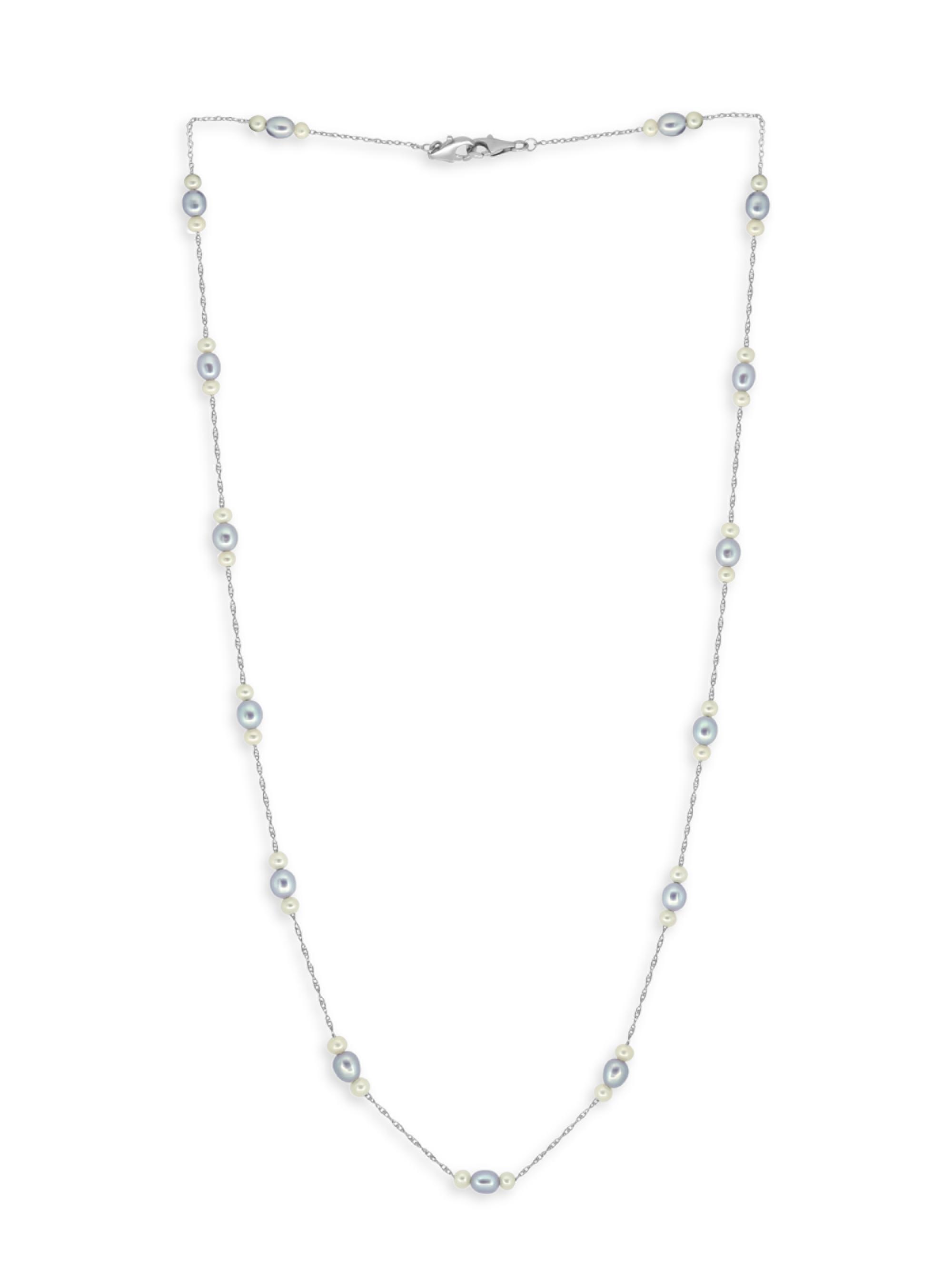 Click here for Effy Womens Sterling Silver & 3.5-5MM Freshwater P... prices