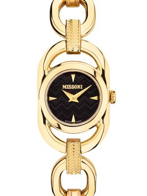 Missoni Gioiello 22.8MM IP Goldtone Stainless Steel Bracelet Watch on ...