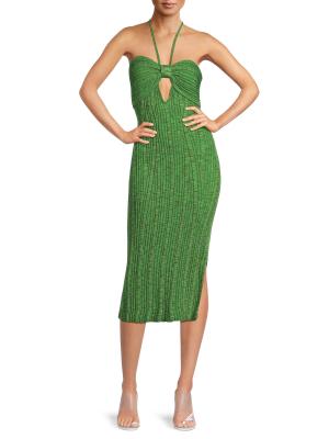 Cult Gaia Elfreda Rib Knit Midi dress on SALE | Saks OFF 5TH