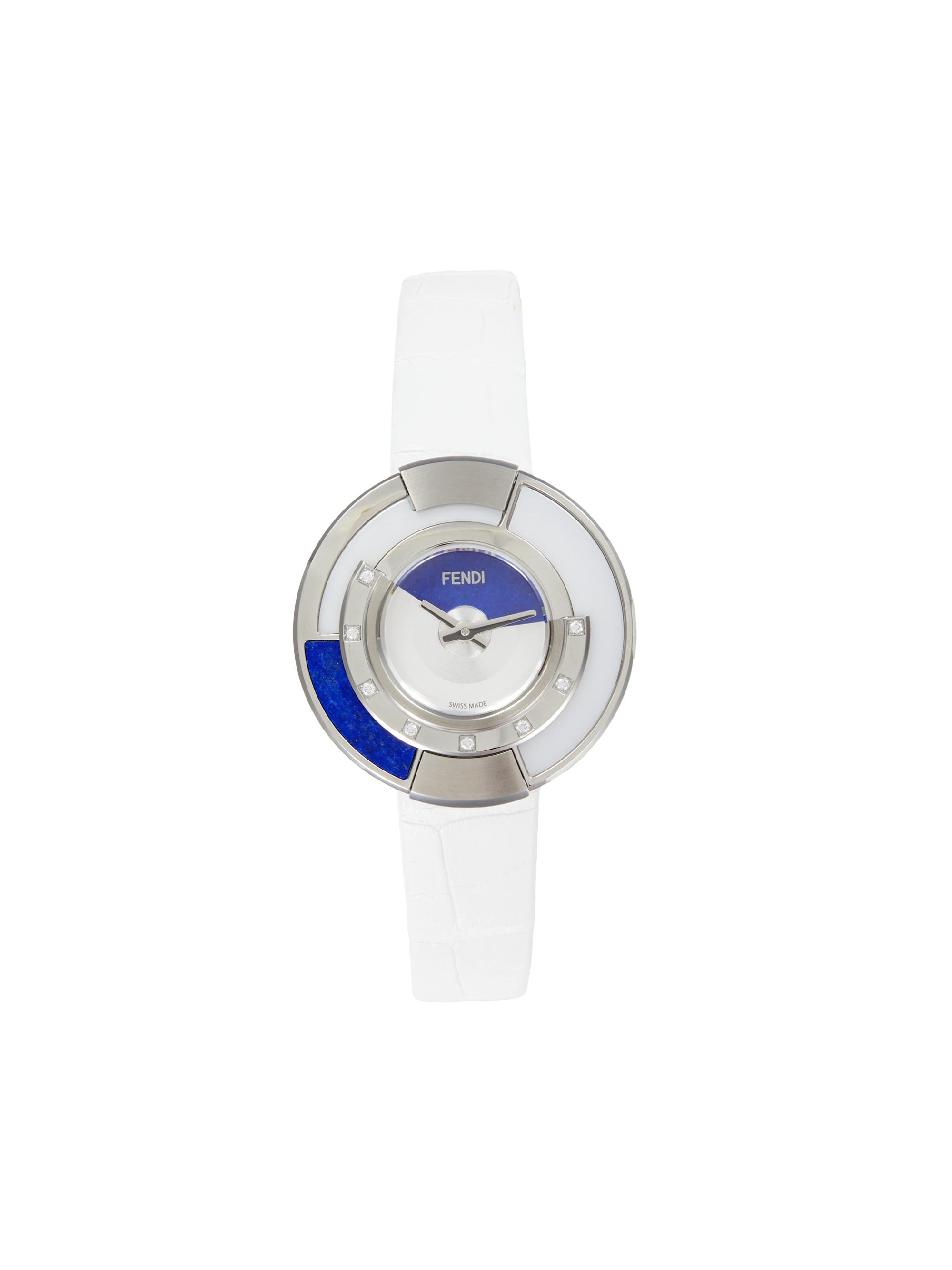 Click here for Fendi Womens Policromia 33MM Stainless Steel & All... prices