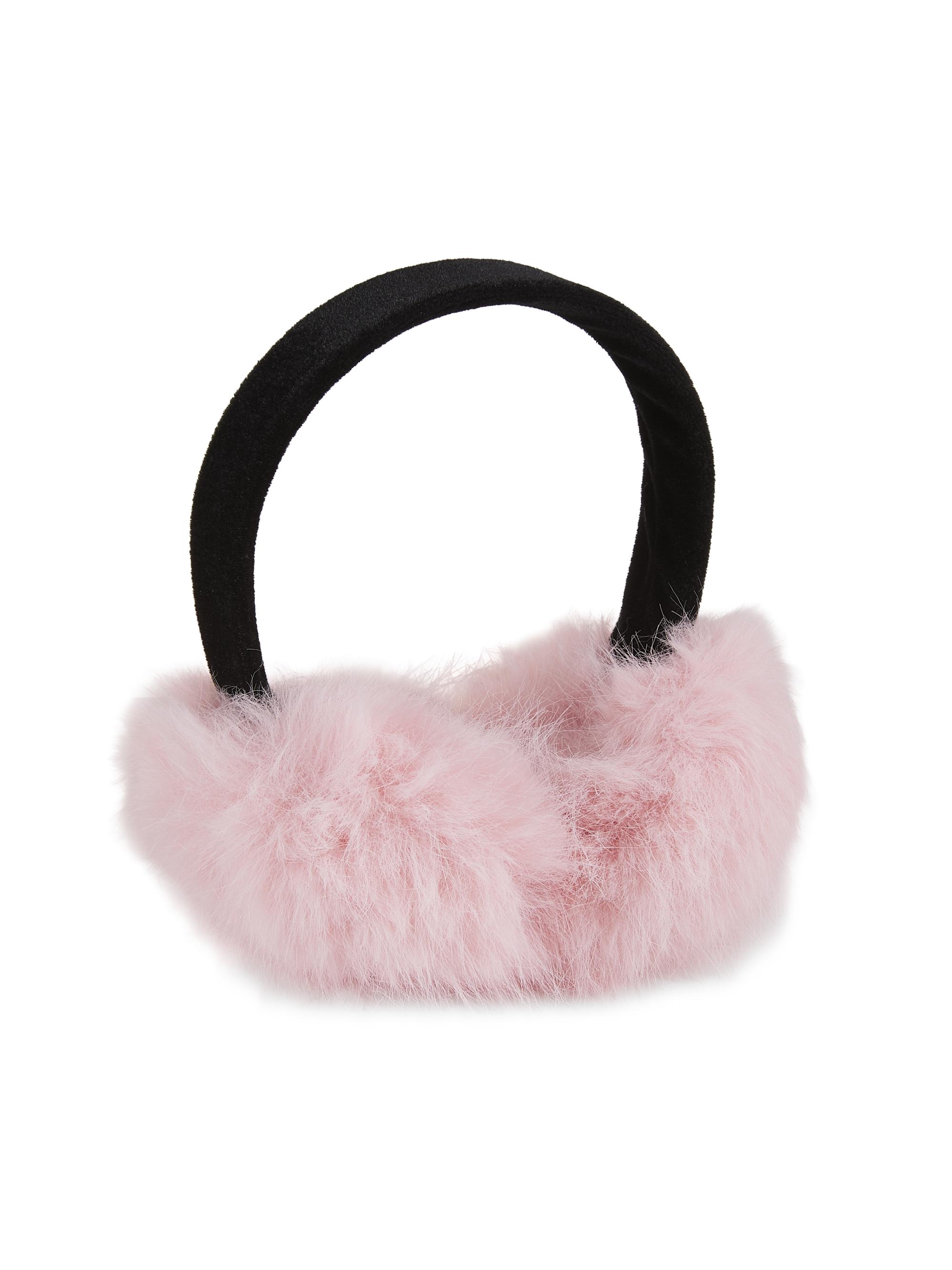 Click here for Surell Womens Faux Fur Earmuffs - Dusty Rose prices