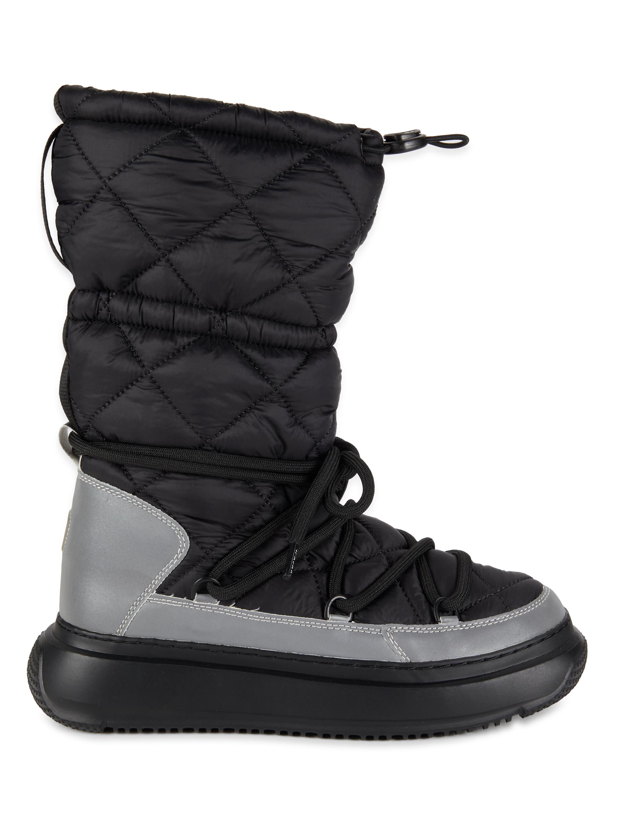 Click here for Pajar Womens Gravita 46MM Quilted Boots - Black Si... prices