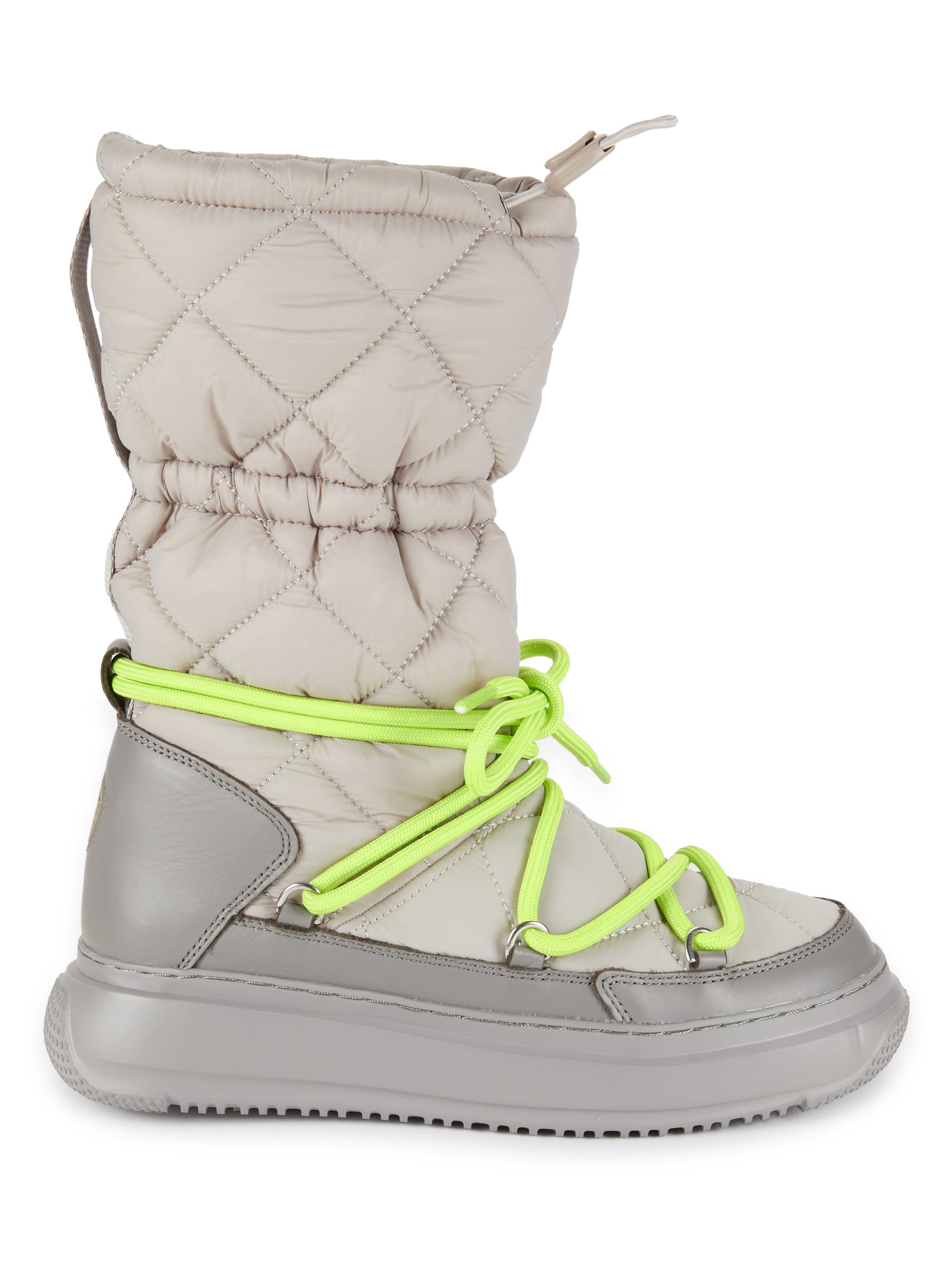 Click here for Pajar Womens Gravita 46MM Quilted Boots - Grey Gre... prices