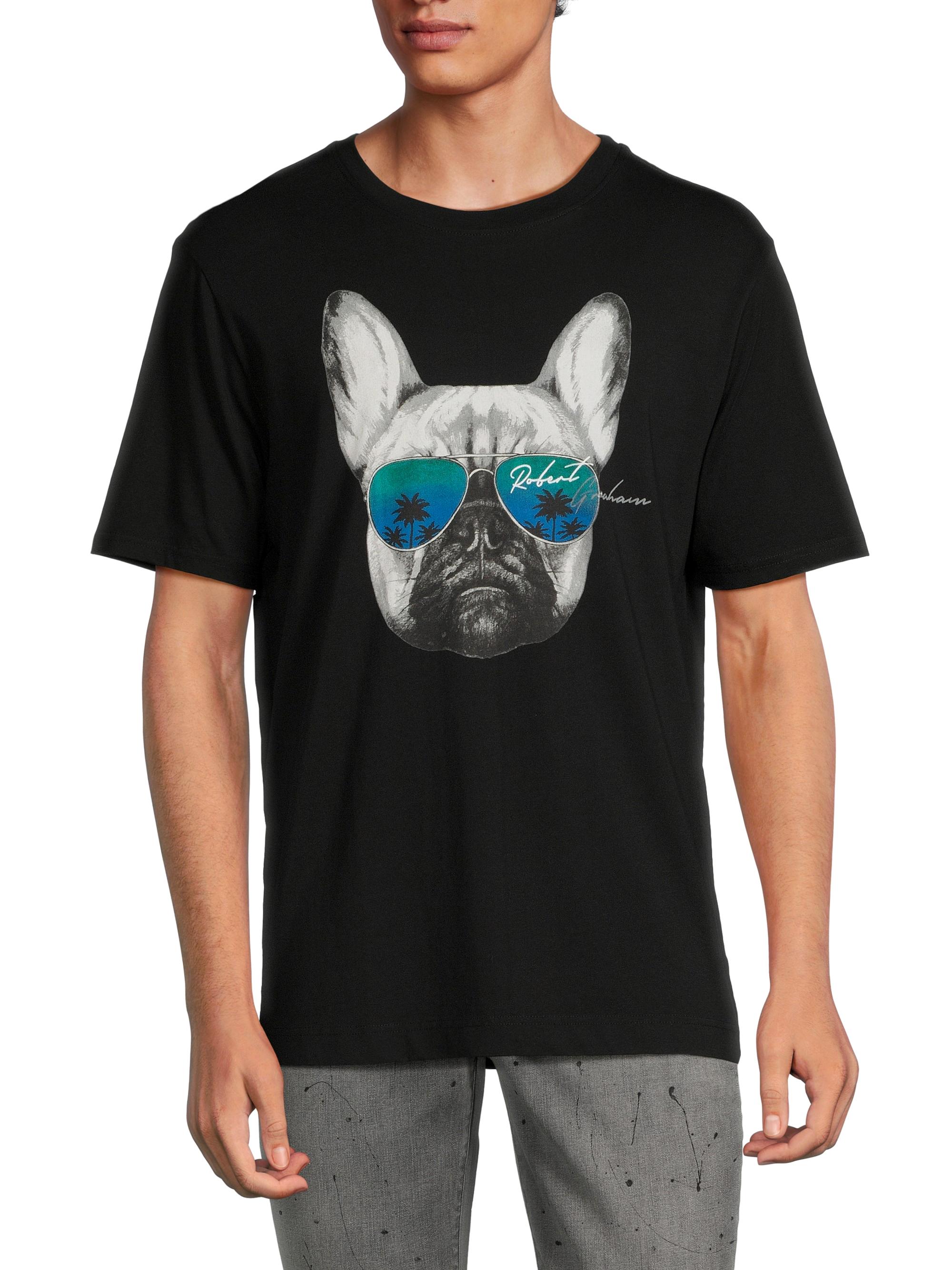 Click here for Robert Graham Mens Shady Paws Logo Graphic Tee - B... prices