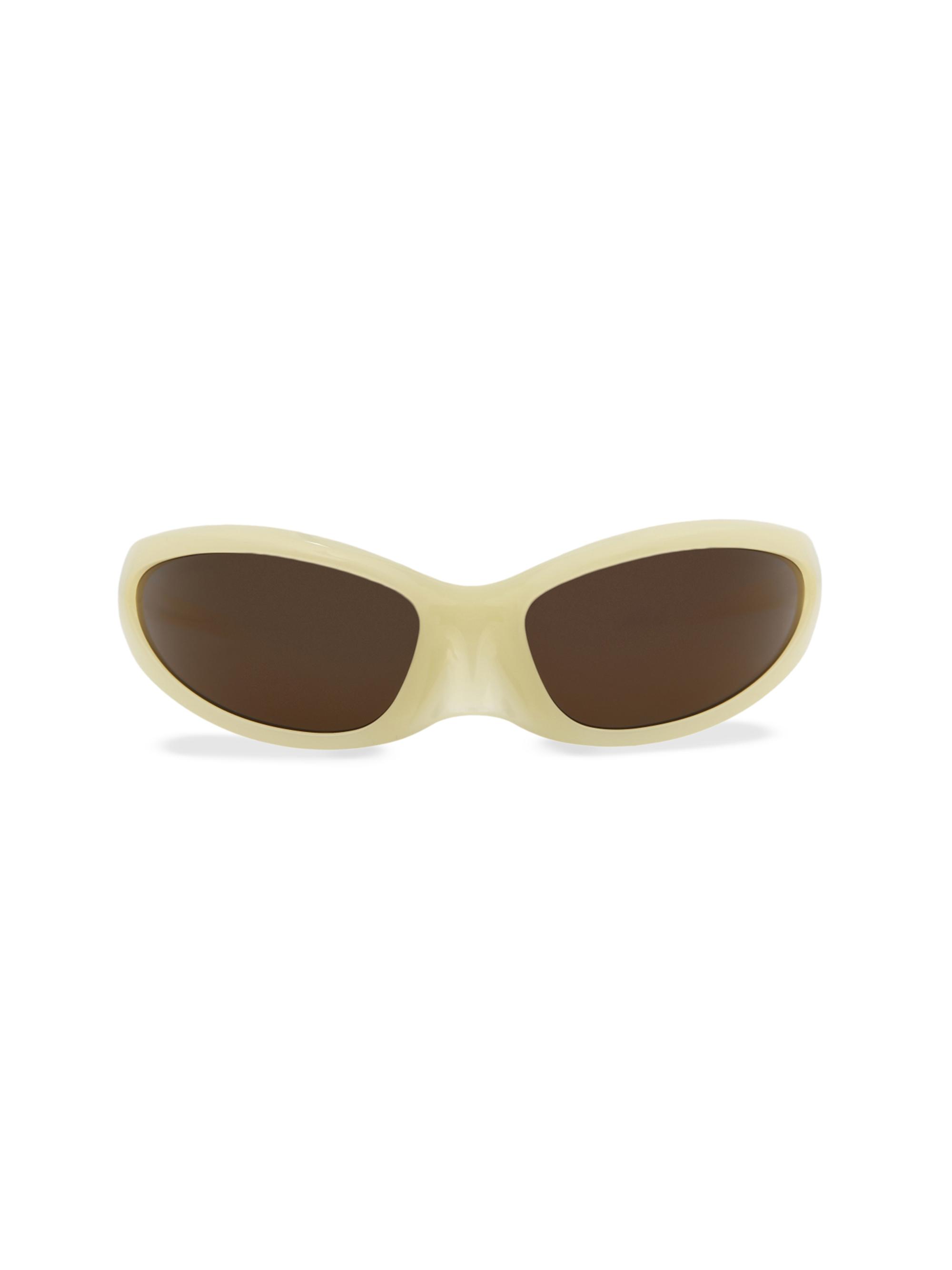 Click here for Balenciaga Womens 80MM Shield Sunglasses - Yellow prices