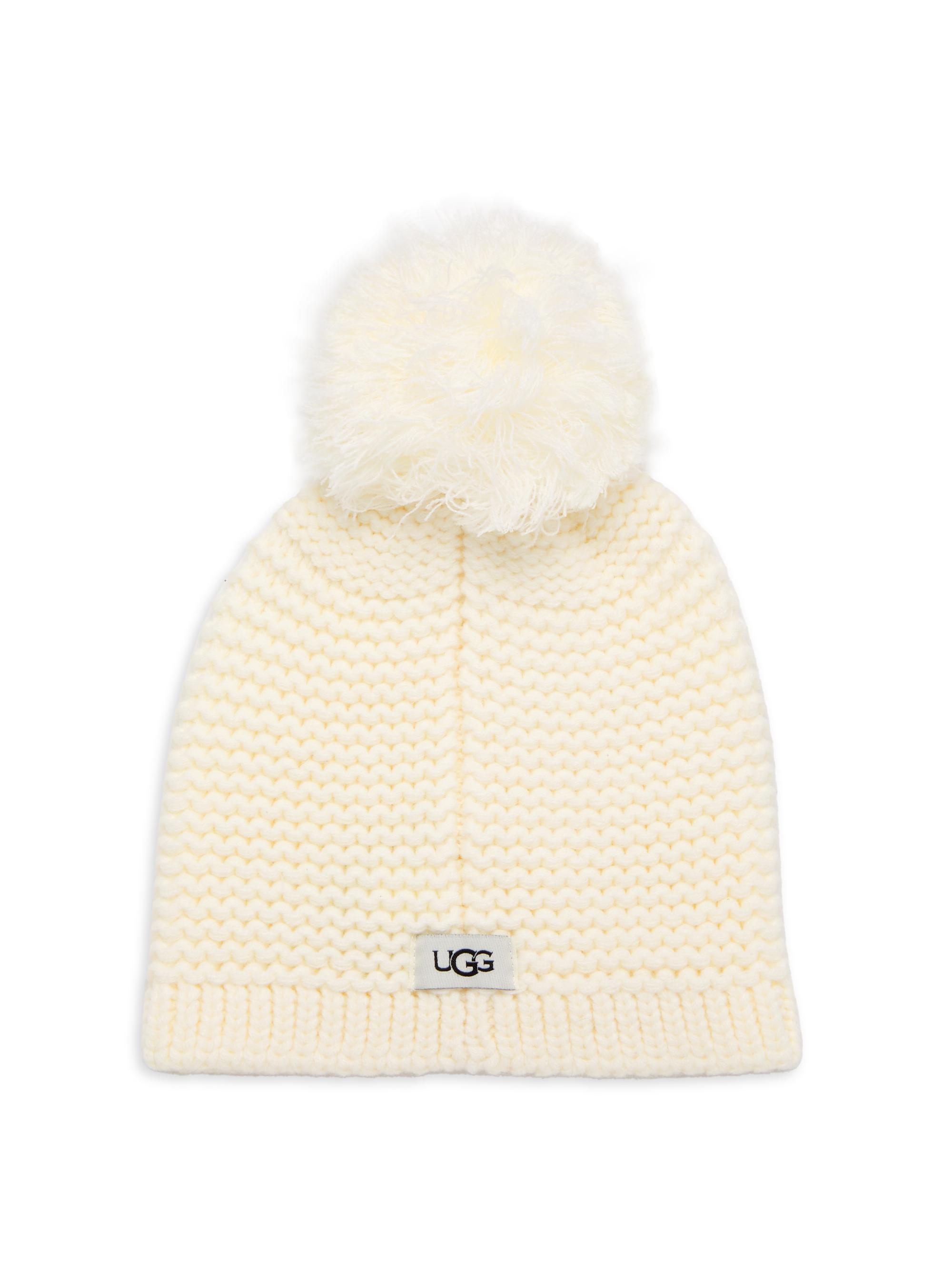 Click here for Ugg Womens Knit Wool Blend Beanie - Ivory prices