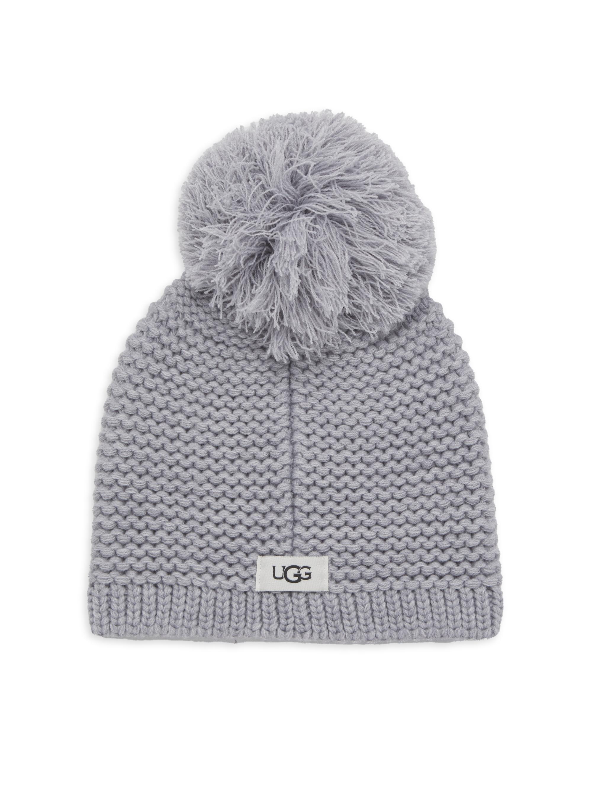 Click here for Ugg Womens Knit Wool Blend Beanie - Light Grey prices