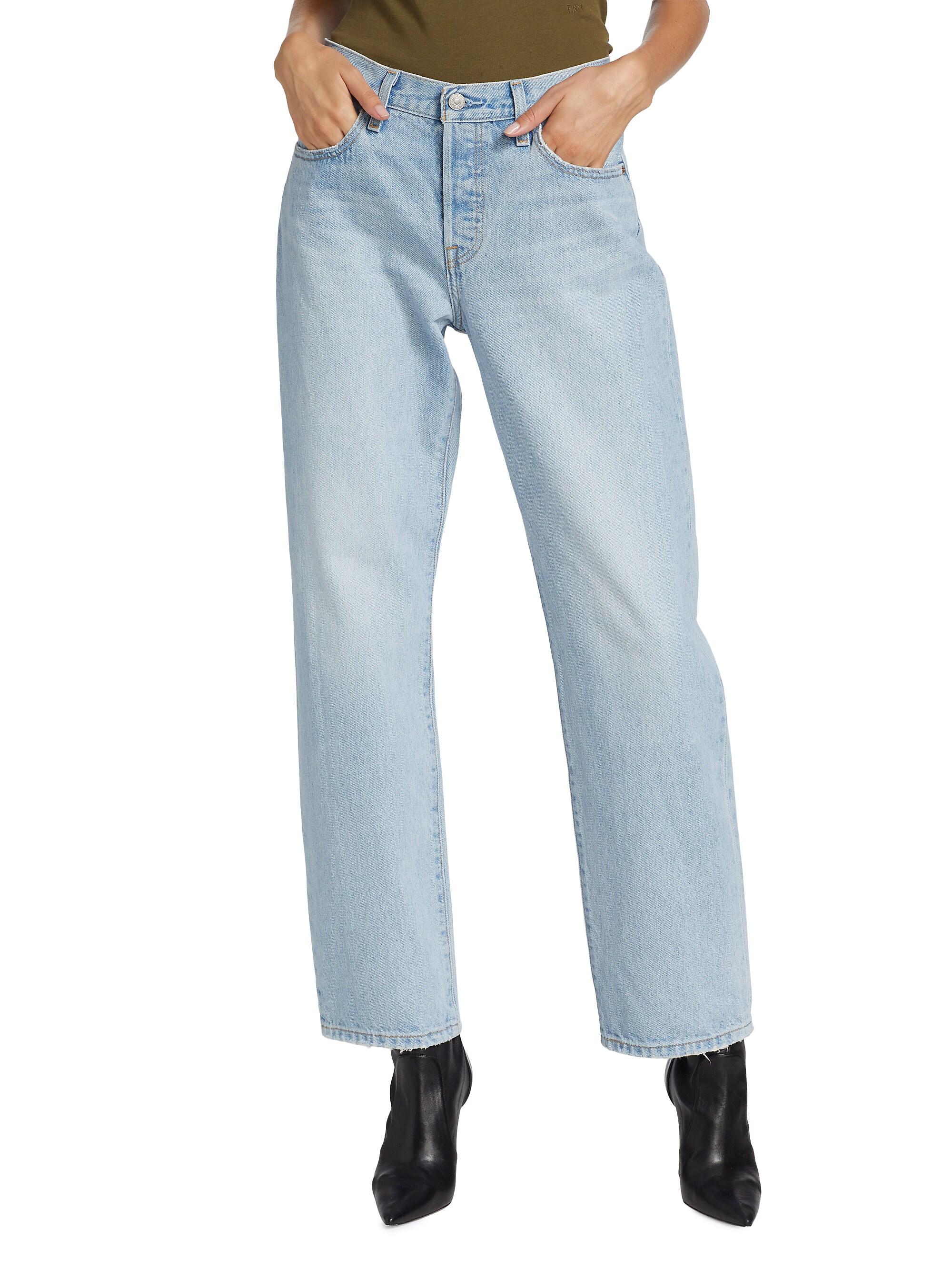 Click here for Levis Womens Baggy Dad Cropped Boot-Cut Jeans - Ev... prices