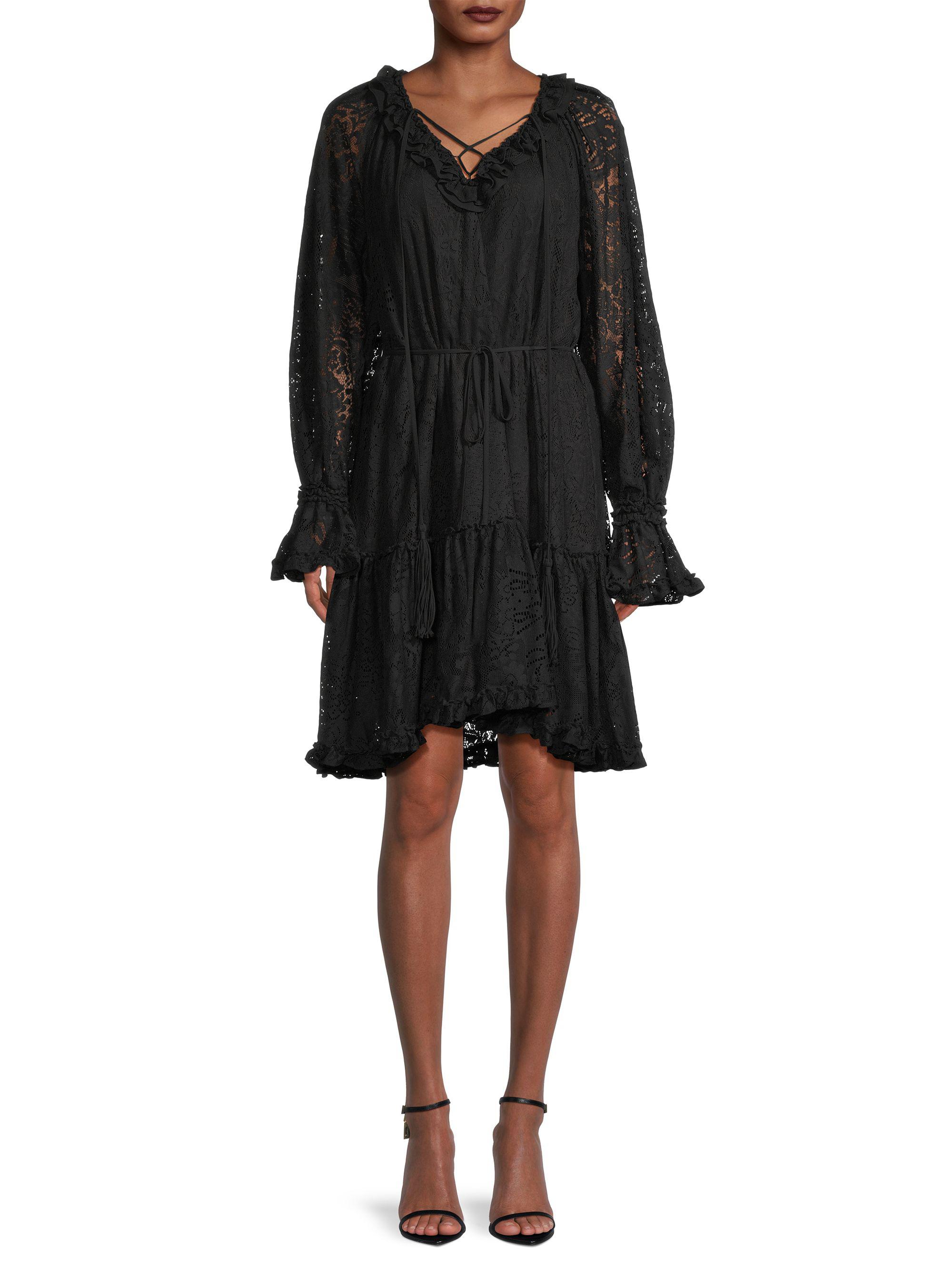 Click here for Kobi Halperin Womens Senna Tiered Lace Minidress -... prices