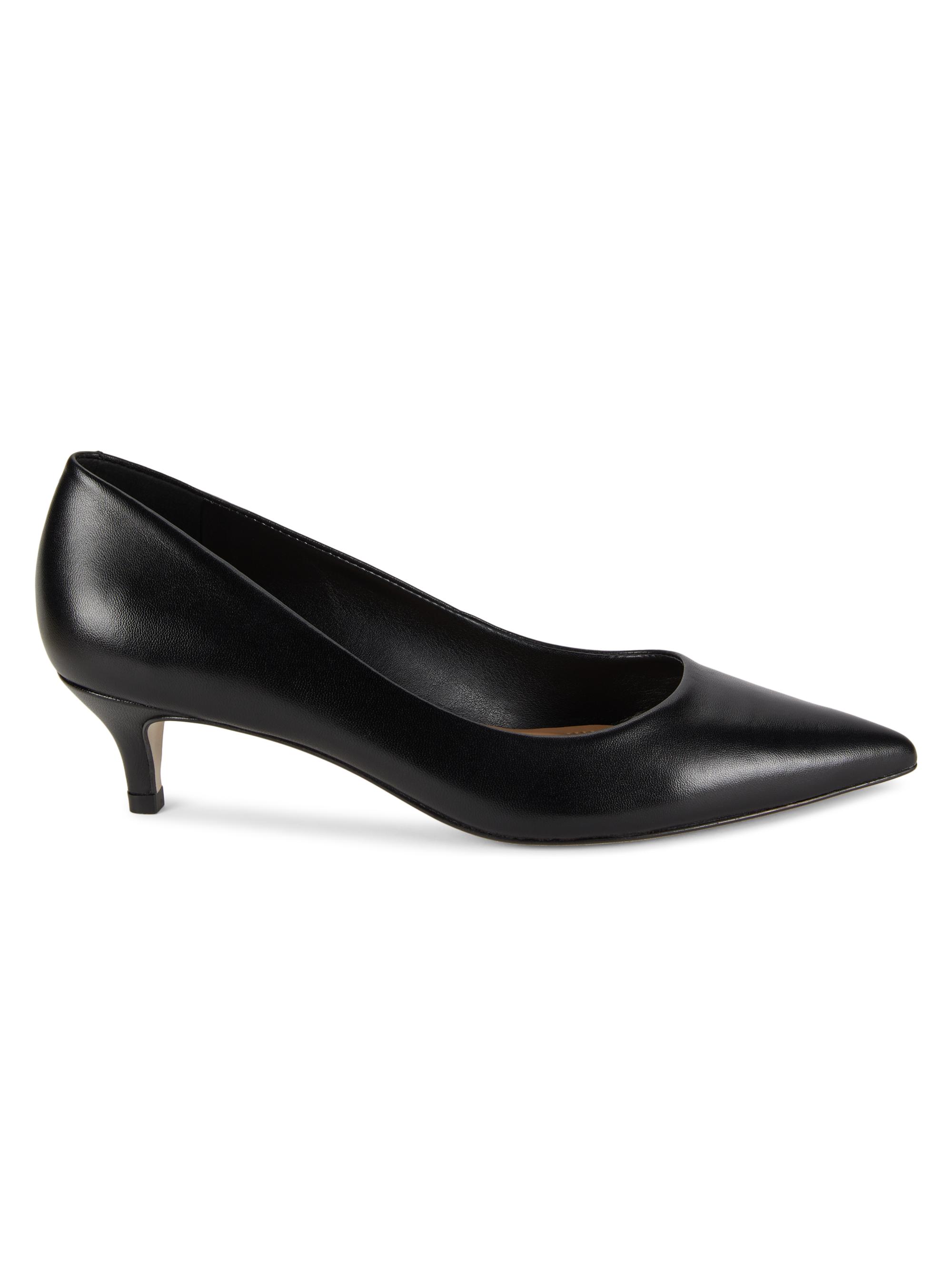 Click here for Saks Fifth Avenue Womens 30MM Point Toe Pumps - Me... prices