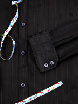 Brandolini Classic Fit Satin Striped Shirt on SALE | Saks OFF 5TH