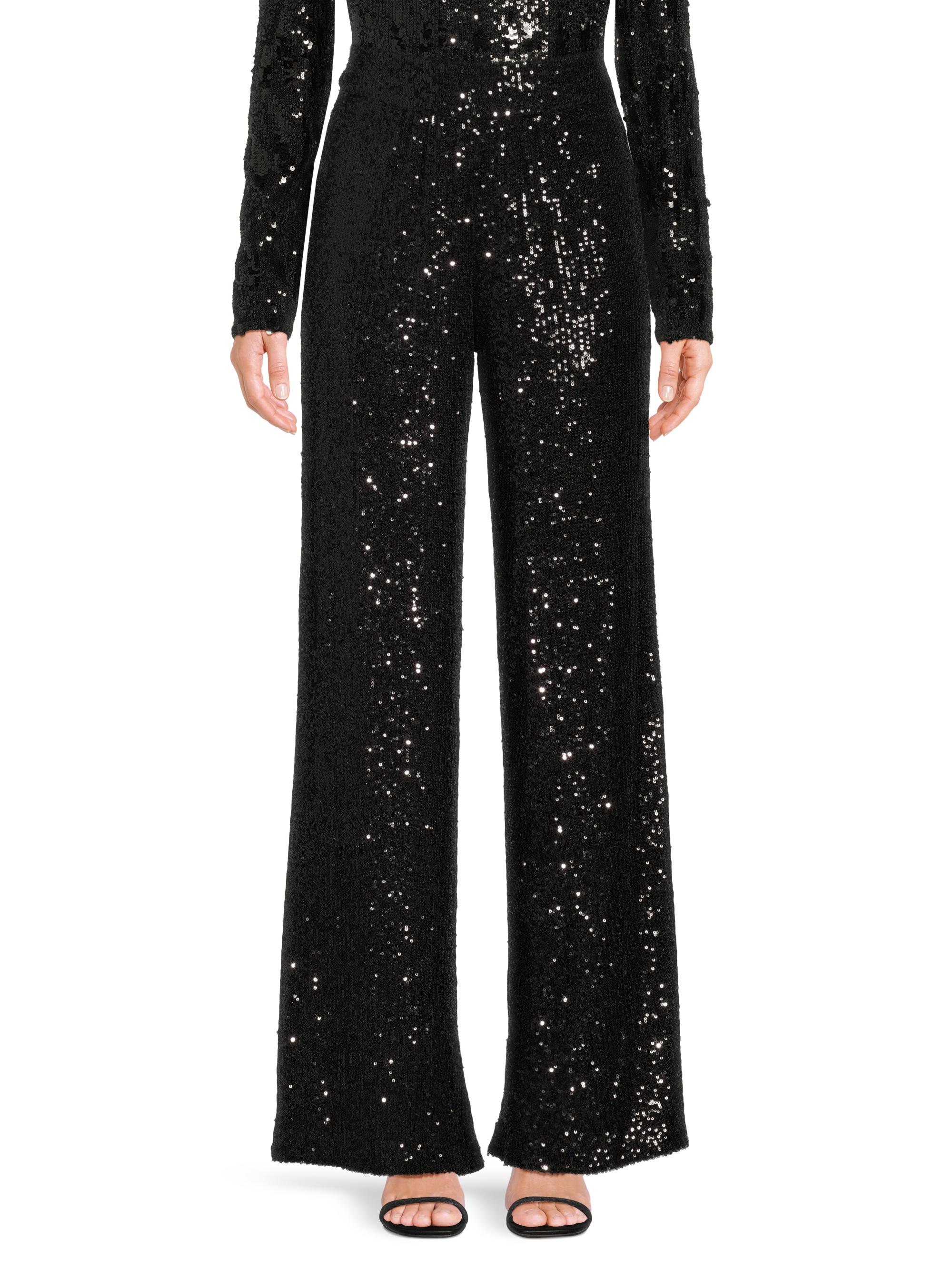 Click here for Ramy Brook Womens Lavenia Sequin Wide Leg Pants -... prices