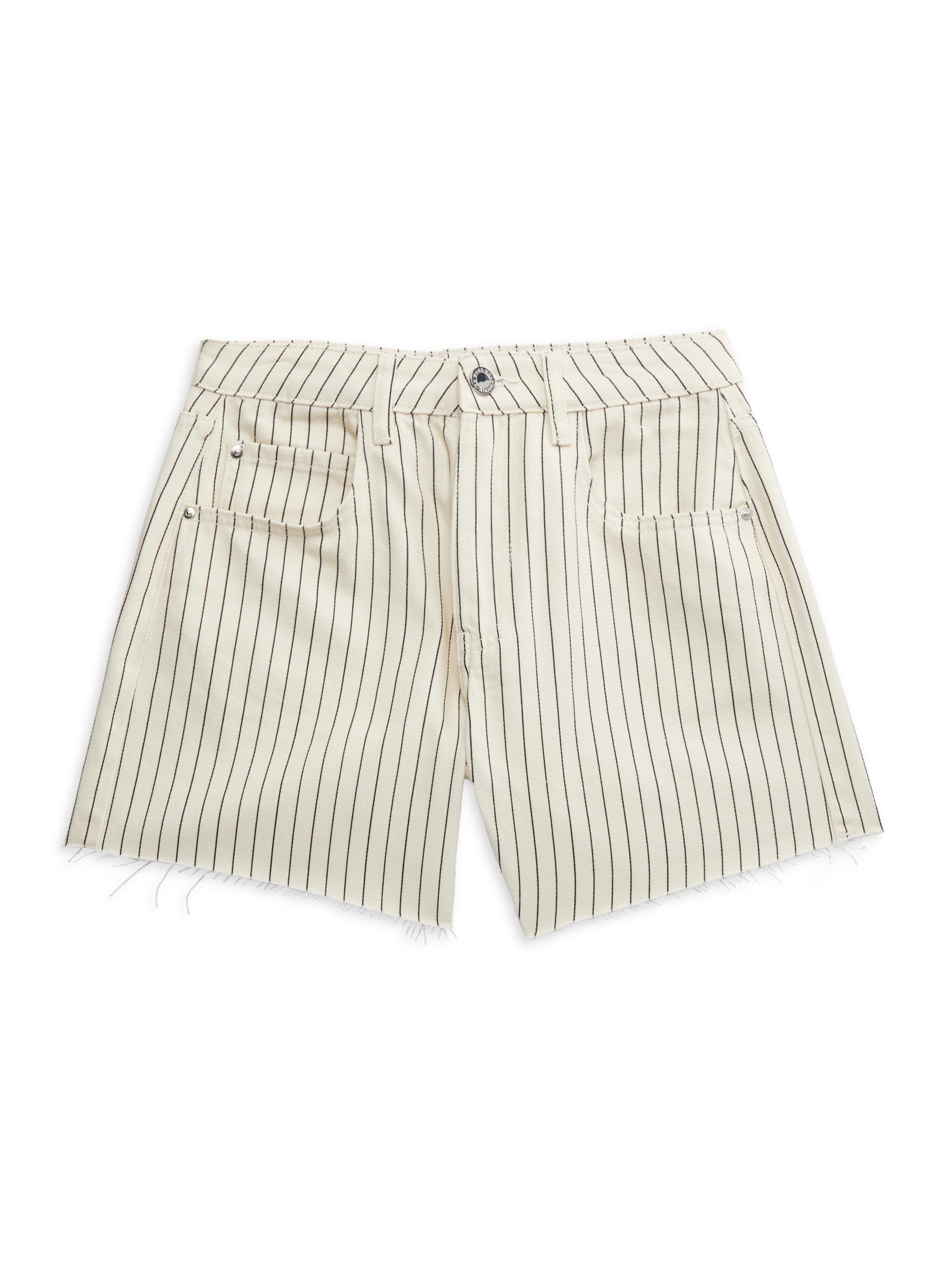 Click here for Weworewhat Womens Striped Shorts - Antique White -... prices