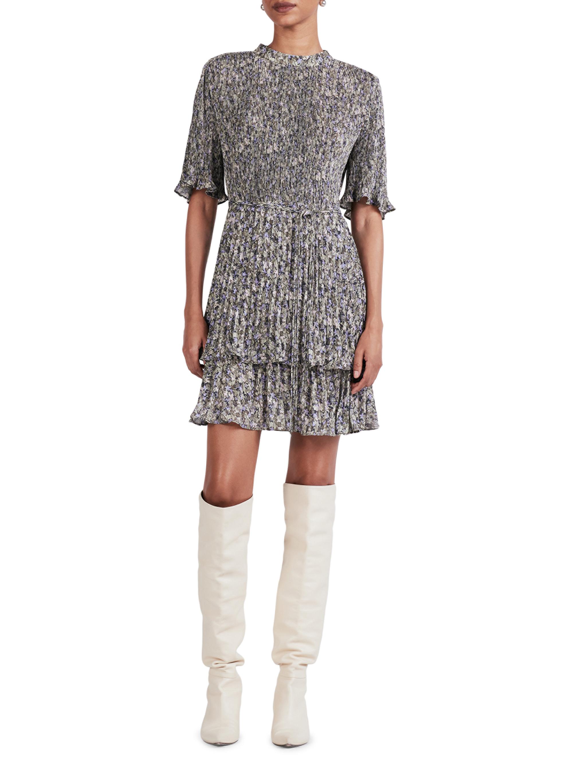 Click here for Derek Lam 10 Crosby Womens Samantha Pleated A-Line... prices