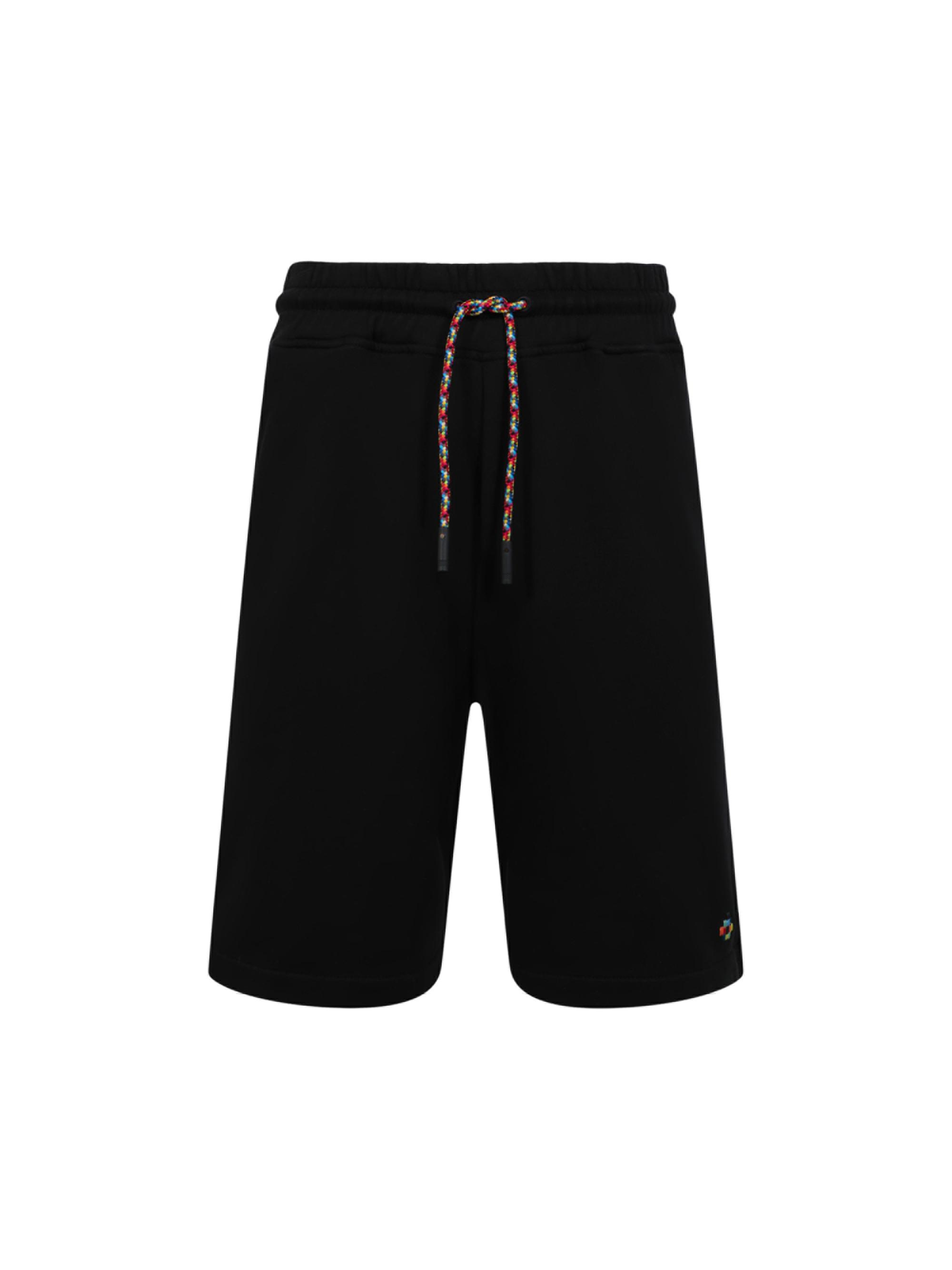 Click here for Marcelo Burlon Mens Loose Fit Flat Front Shorts -... prices