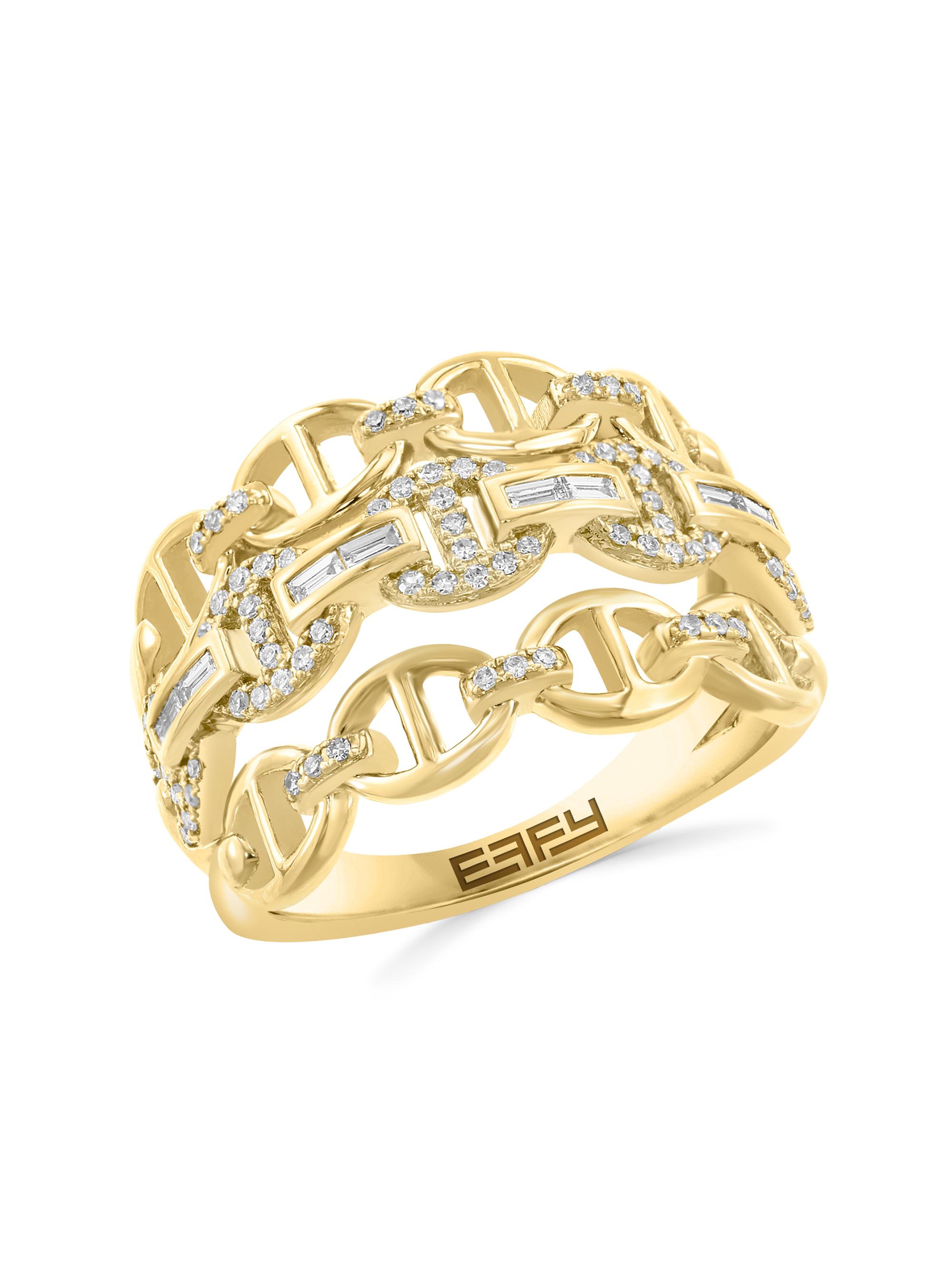 Click here for Effy Womens 14K Yellow Gold & 0.35 TCW Diamond Guc... prices