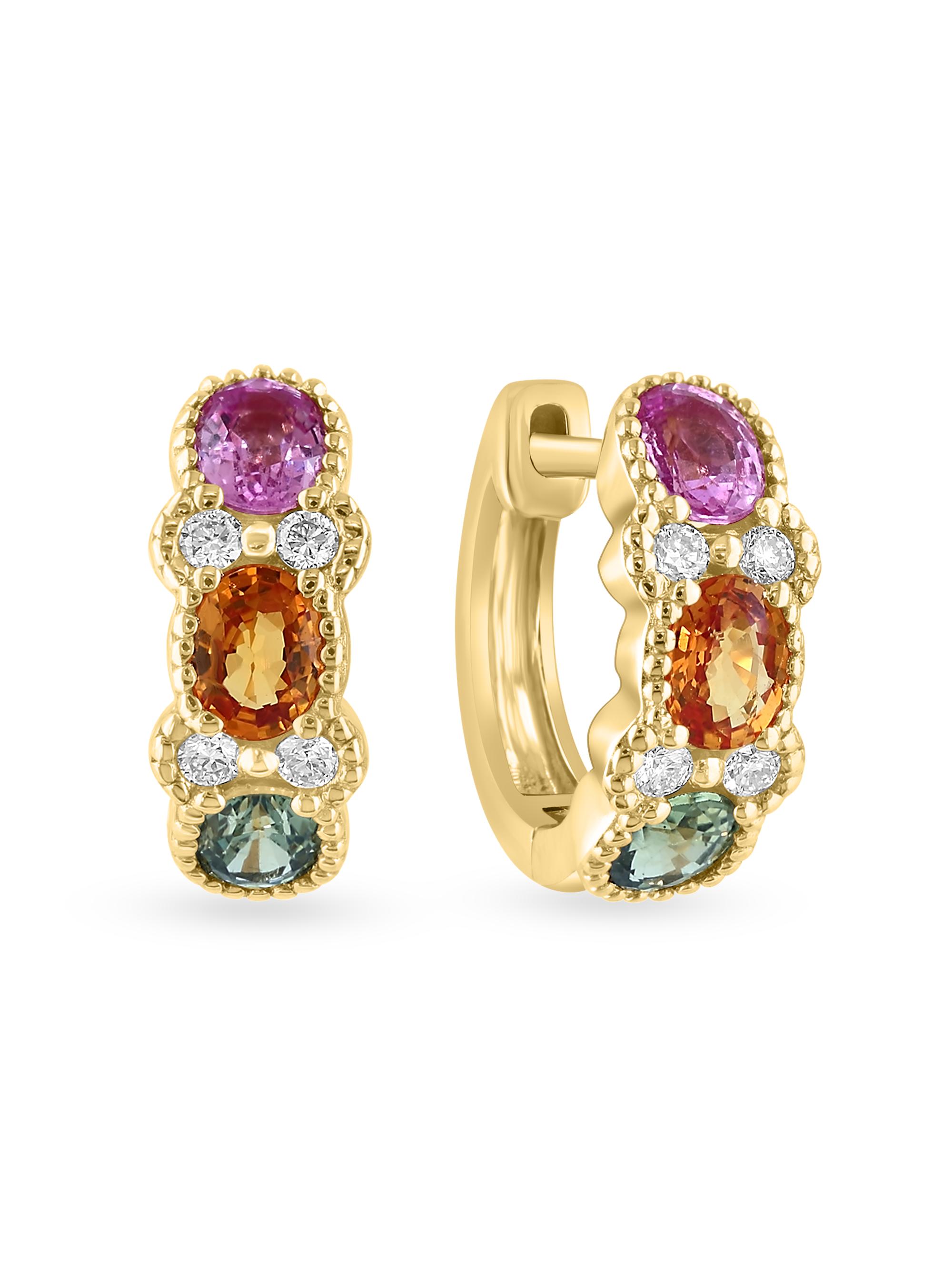 Click here for Effy Womens 14K Yellow Gold  0.12 TCW Diamond & Mu... prices