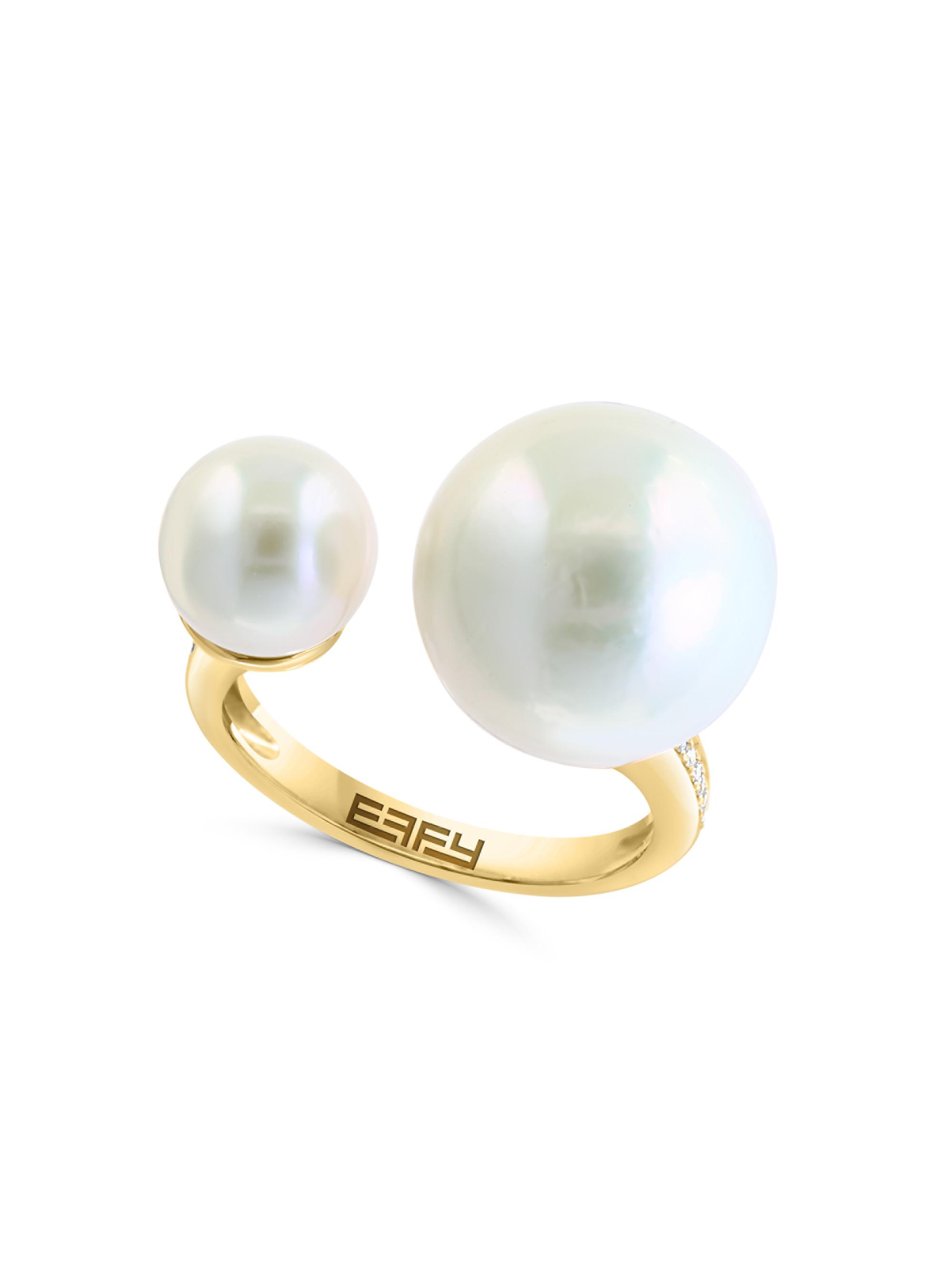 Click here for Effy Womens 14K Yellow Gold  Freshwater Pearl & 0.... prices