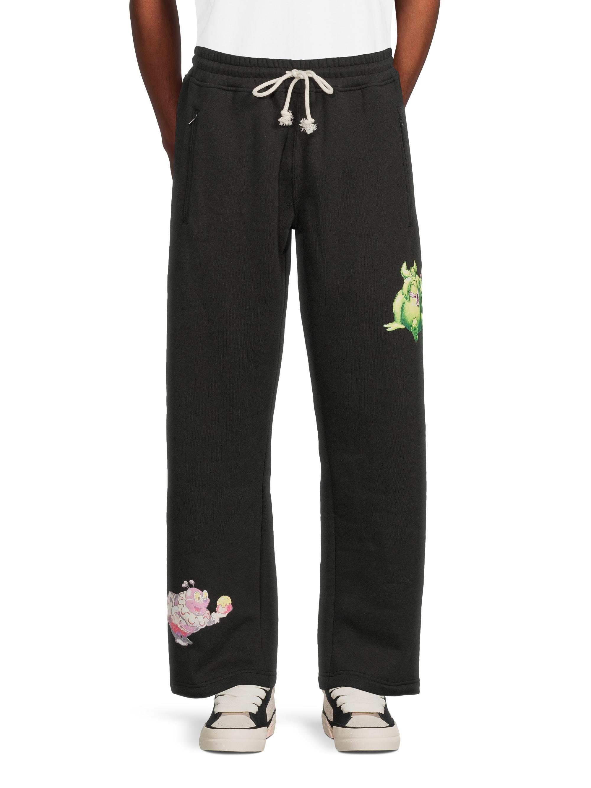 Click here for Mens Krost X Candyland Graphic Sweatpants - Black... prices