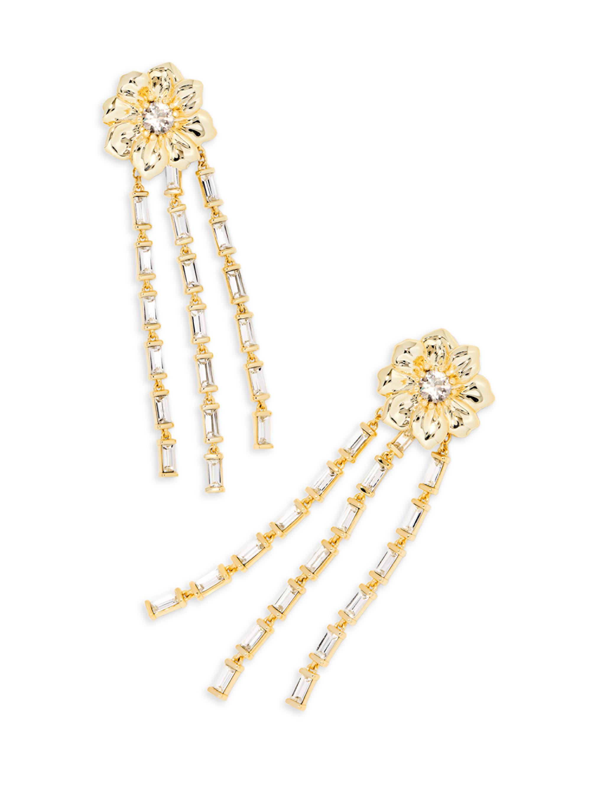 Click here for Kendra Scott Womens 14K Goldplated  Nano Gem & Cry... prices