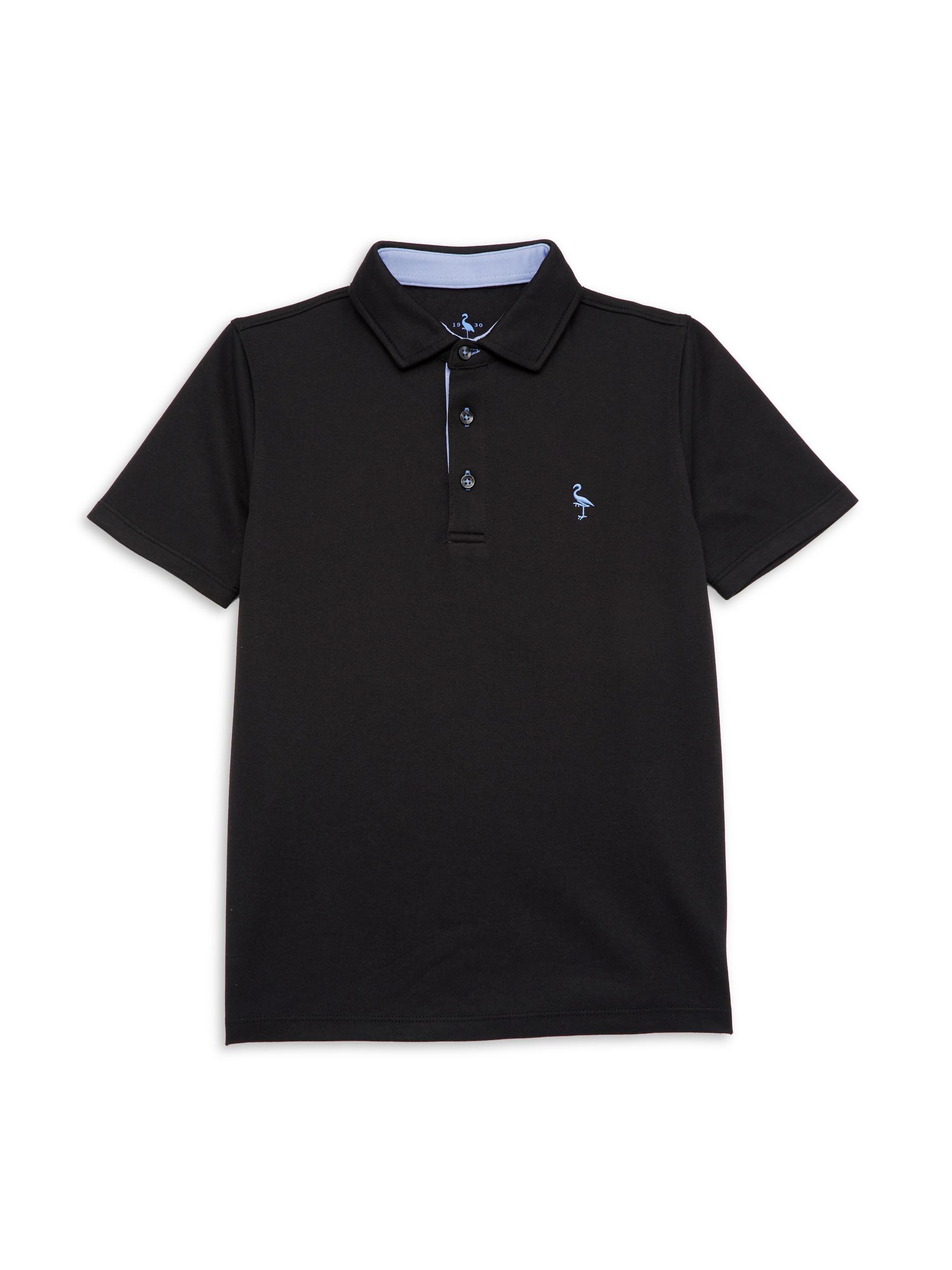 Click here for Tailorbyrd Boys Logo Polo - Black - Size 8 prices