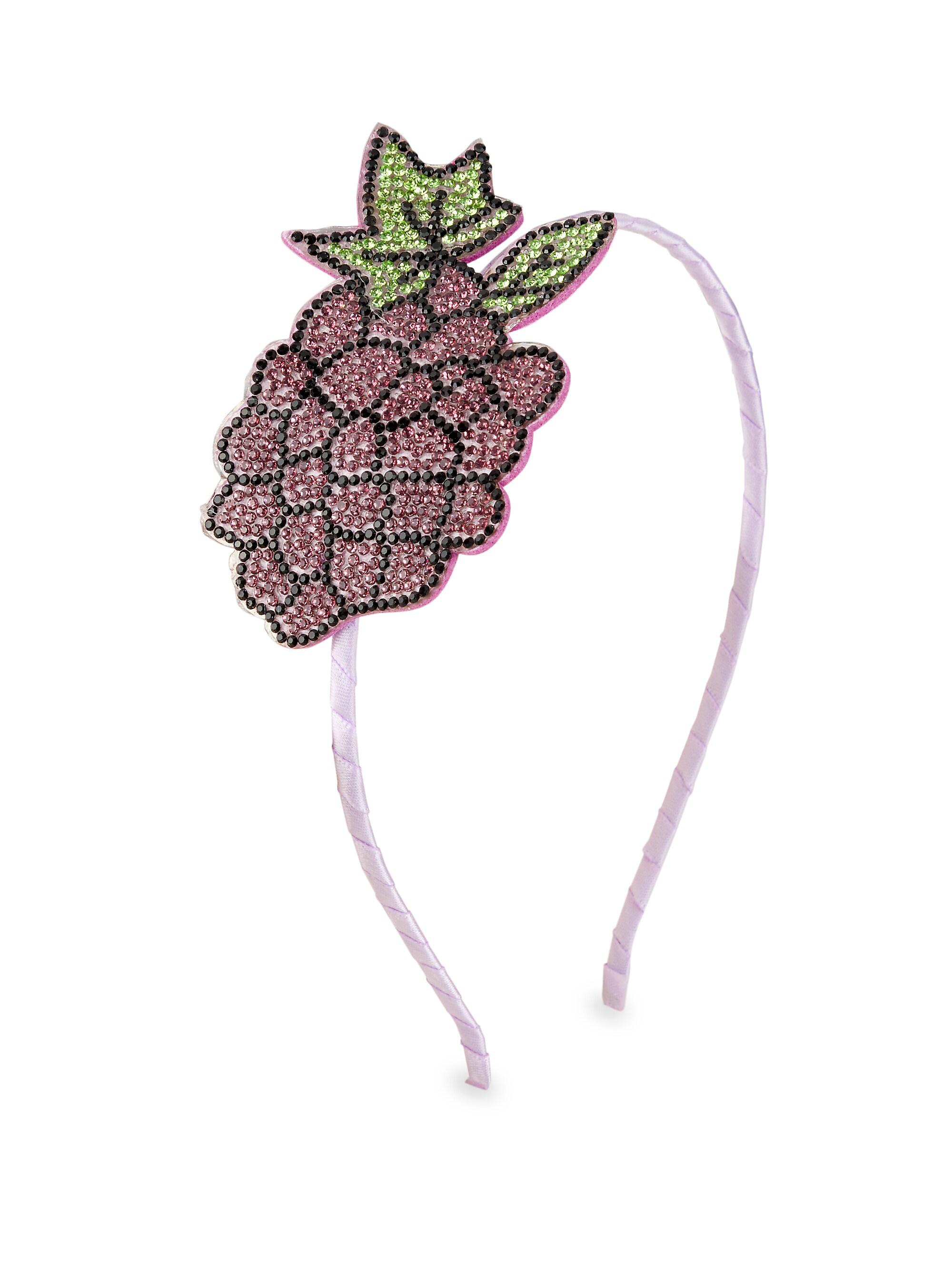 Click here for Bari Lynn Girls Emoji Grape Headband - Purple prices