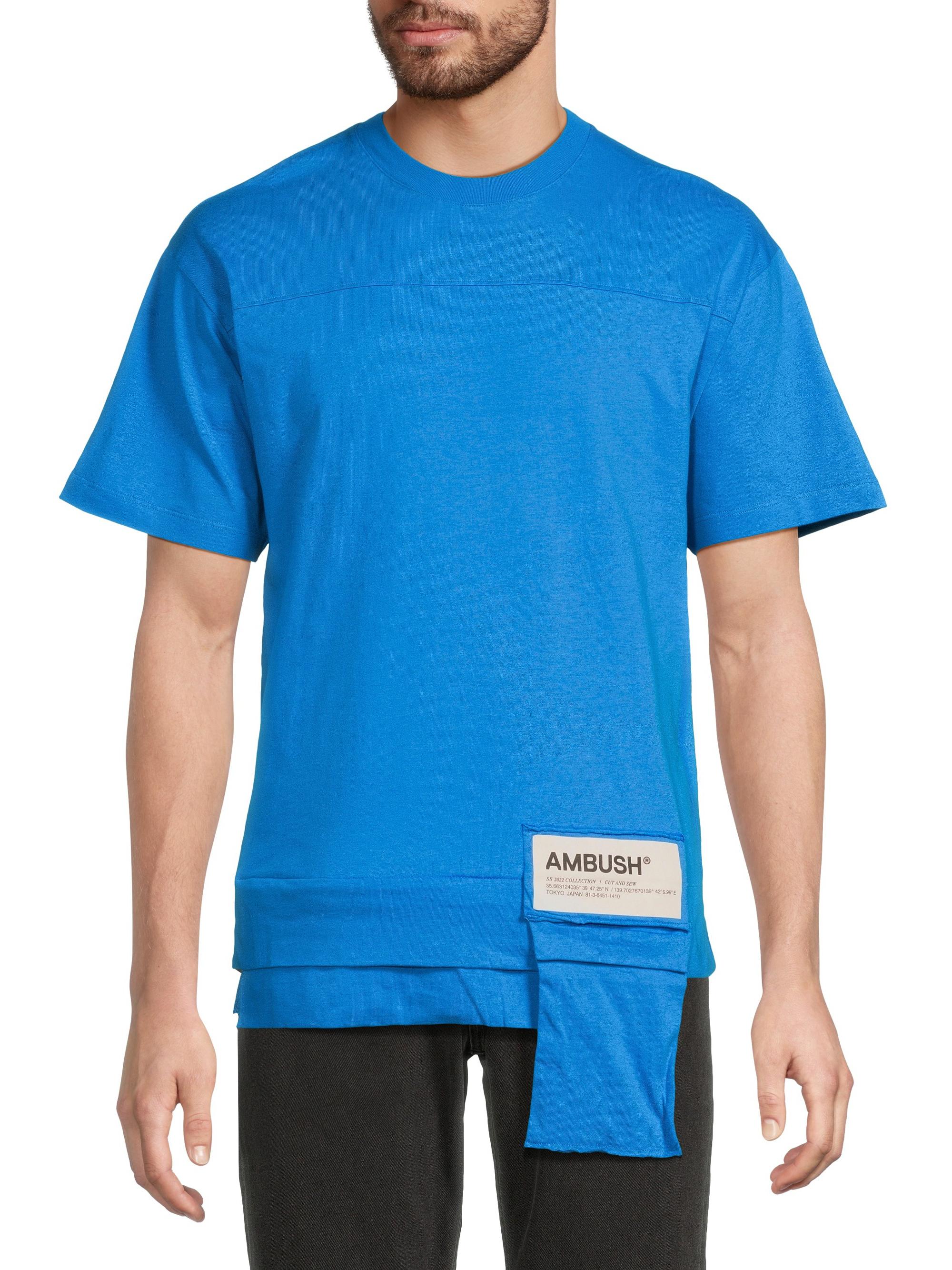 Click here for Ambush Mens Waist Pocket Tee - Blue - Size S prices