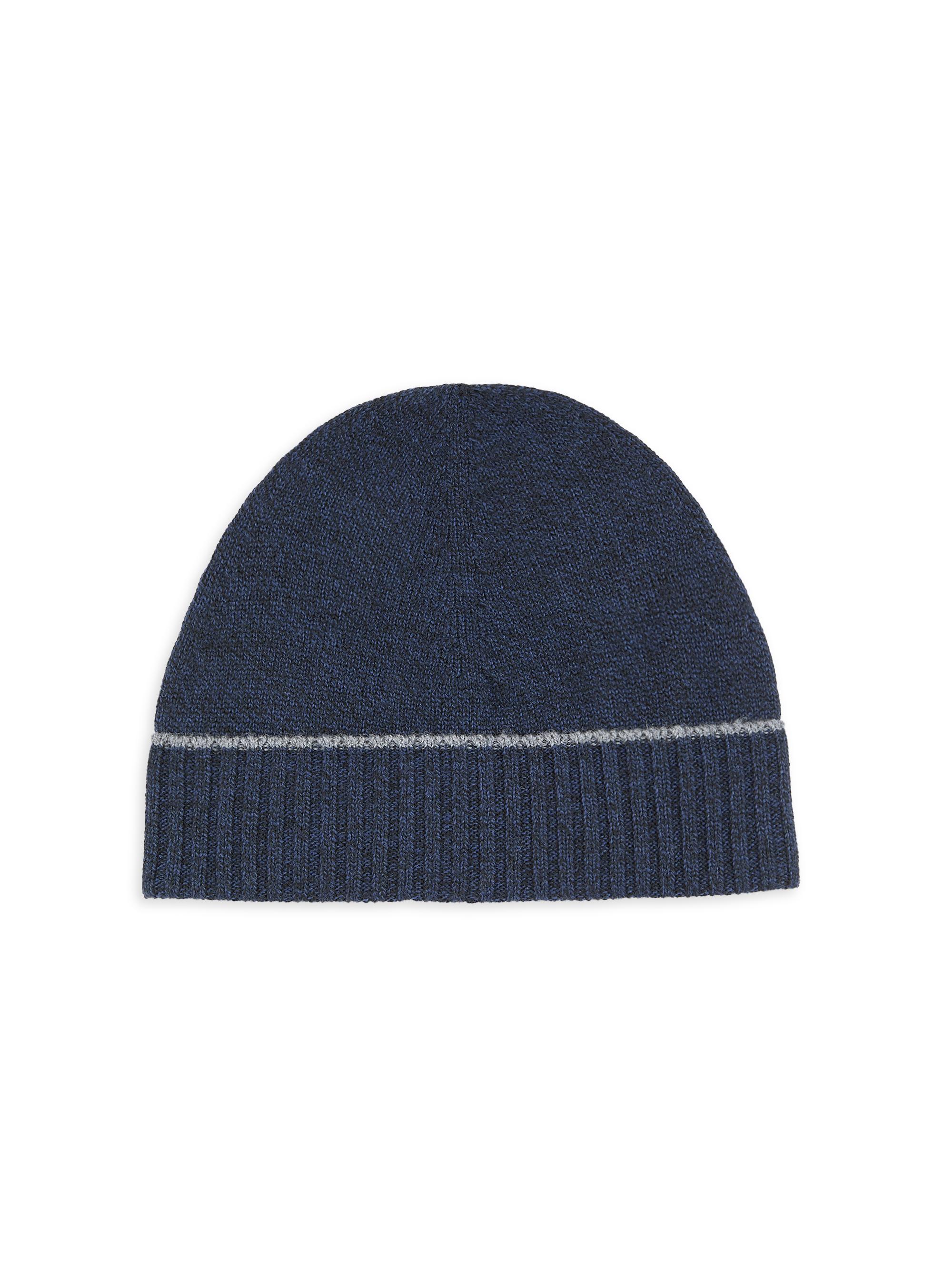 Click here for Saks Fifth Avenue Mens Merino Wool Beanie - Navy prices