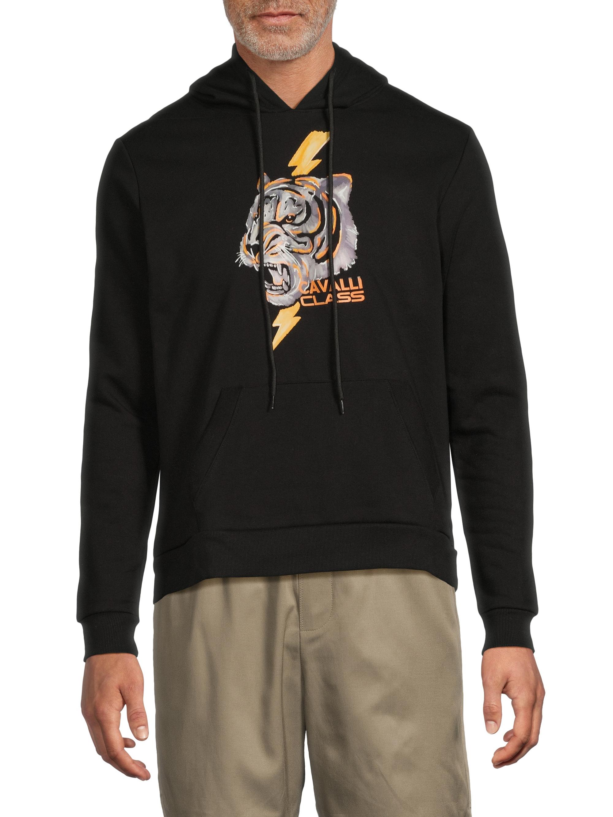 Click here for Cavalli Class by Roberto Cavalli Mens Logo Hoodie... prices